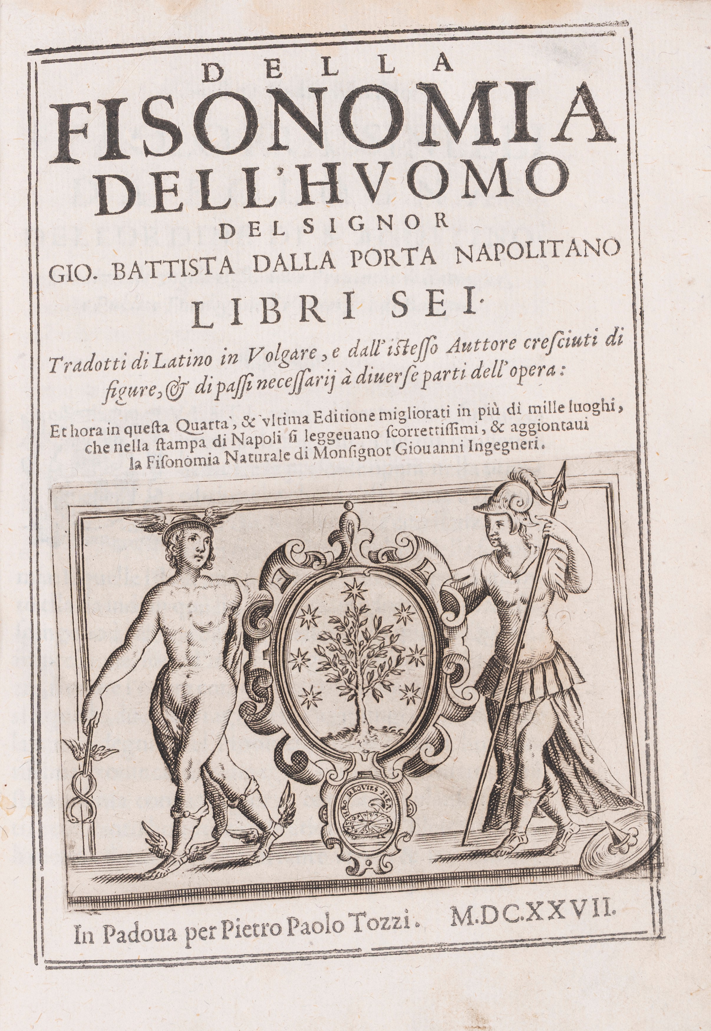 Dalla Porta, Giovanni Battista - Of the physiognomy of man by Mr. Gio ...