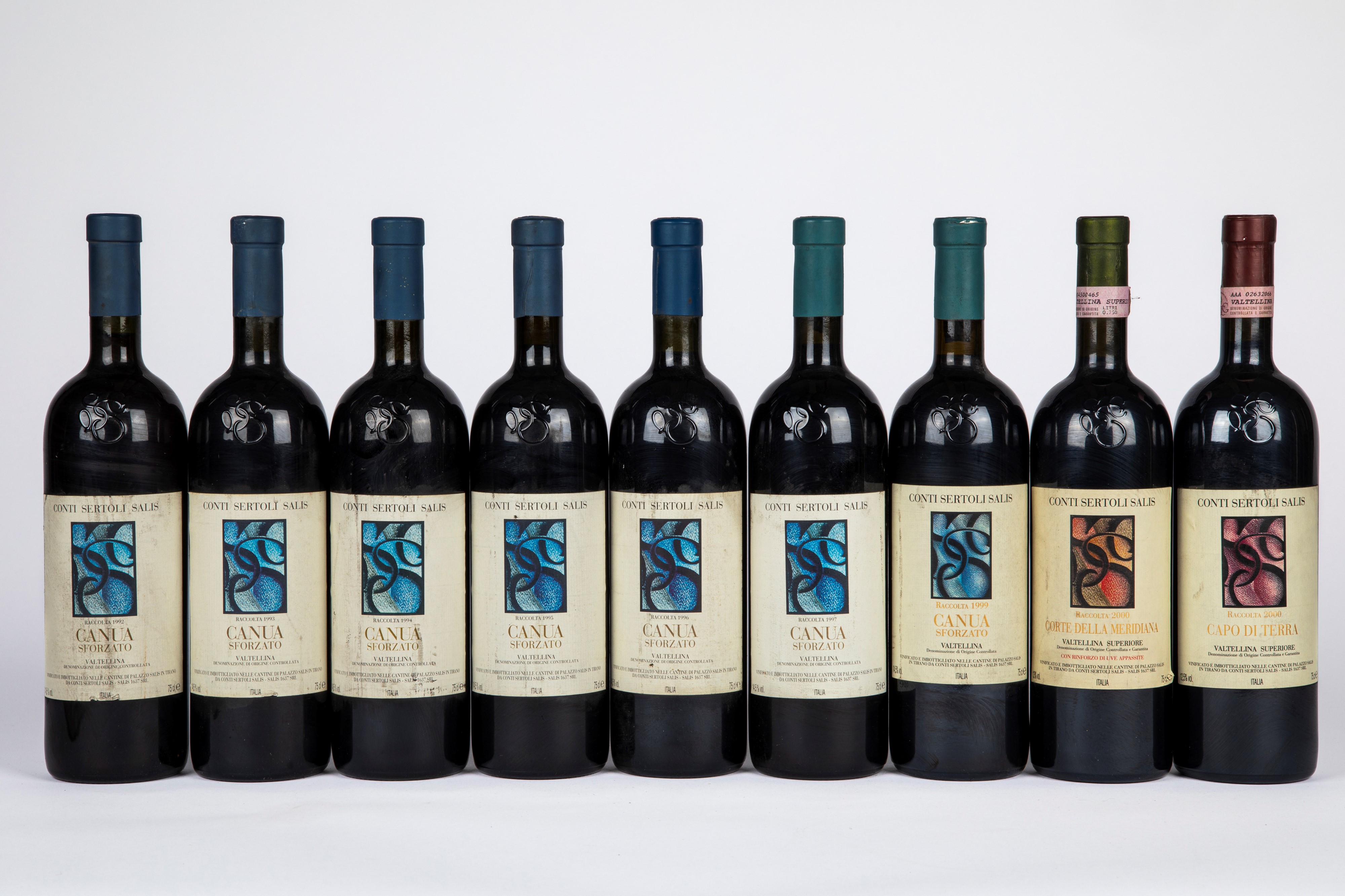 Italia - Conti Sertoli Salis Verticale Sfursat Canua 1992-2000 (8 BT) e Valt.Sup.Corte della ...