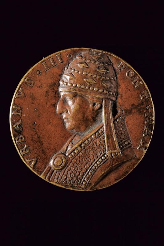 Medaglia in bronzo Papa Urbano III | Rare Armi Antiche e Militaria da ...