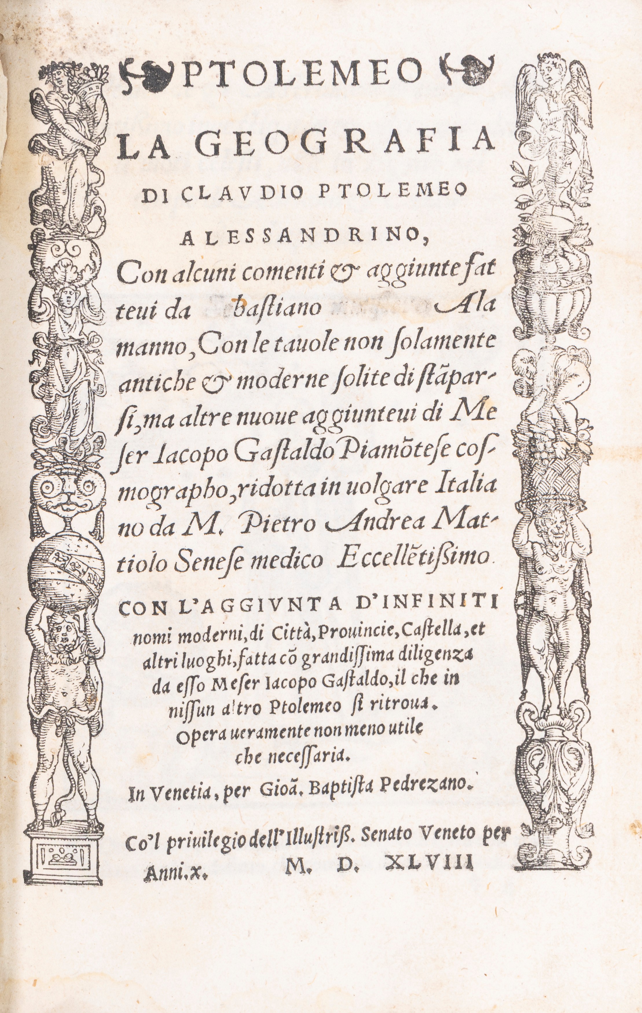 Tolomeo, Claudio - Ptolemy The Geography of Claudius Ptolemy of ...