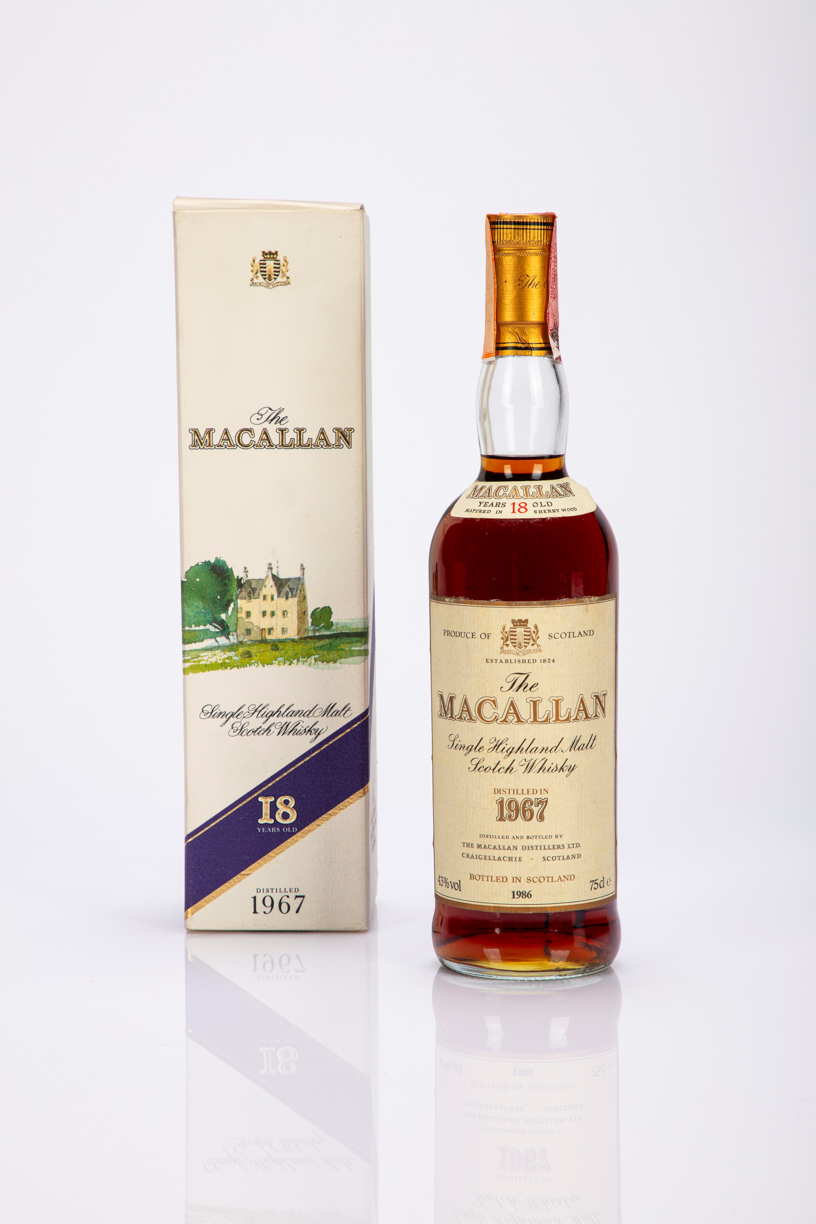 Scozia - The Macallan 18 Years Old Single Highland Malt Scotch Whisky ...
