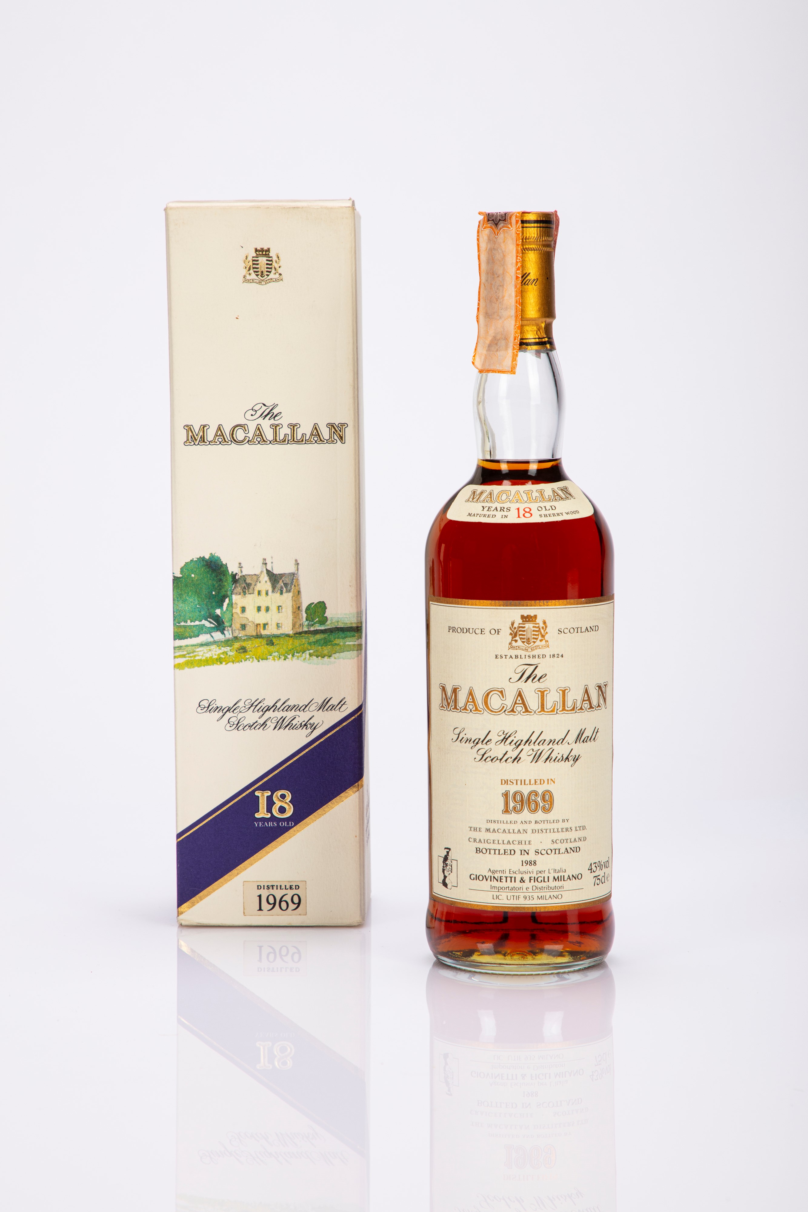 Scozia - The Macallan 18 Years Old Sherry Oak Single Malt Scotch Whisky 1969 | The Art of Whisky ...