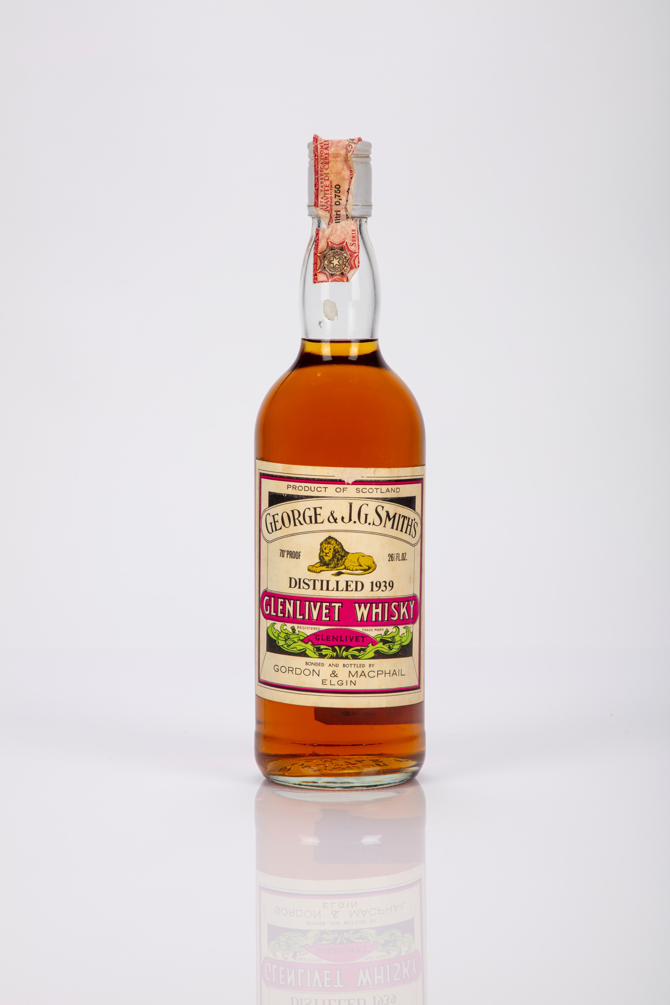Scozia - Glenlivet Vintage, Gordon & MacPhail 'George & J.G.Smith's' 70 ...
