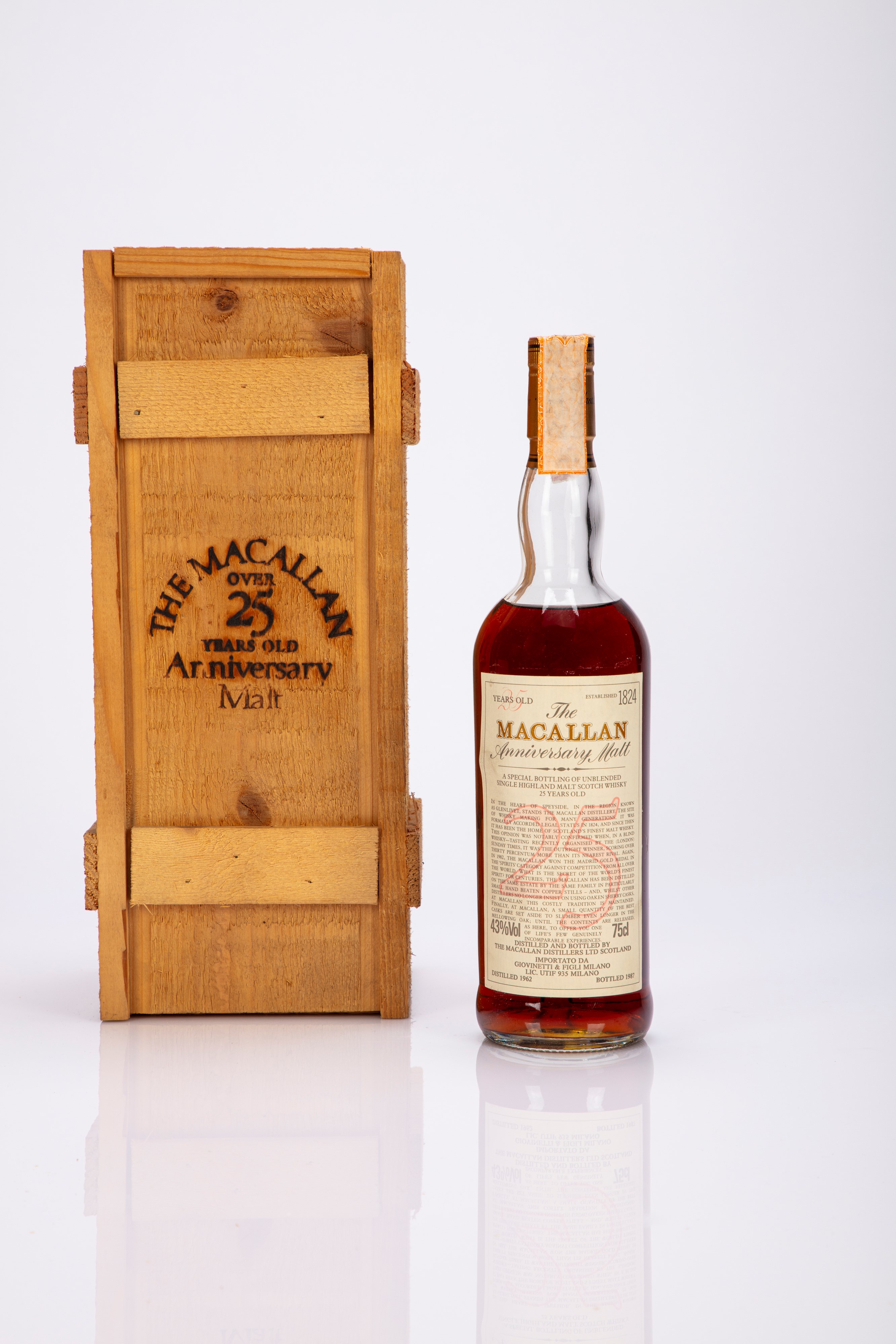 Scozia - The Macallan Anniversary Malt 25 Years Old 1962 | The Art of ...