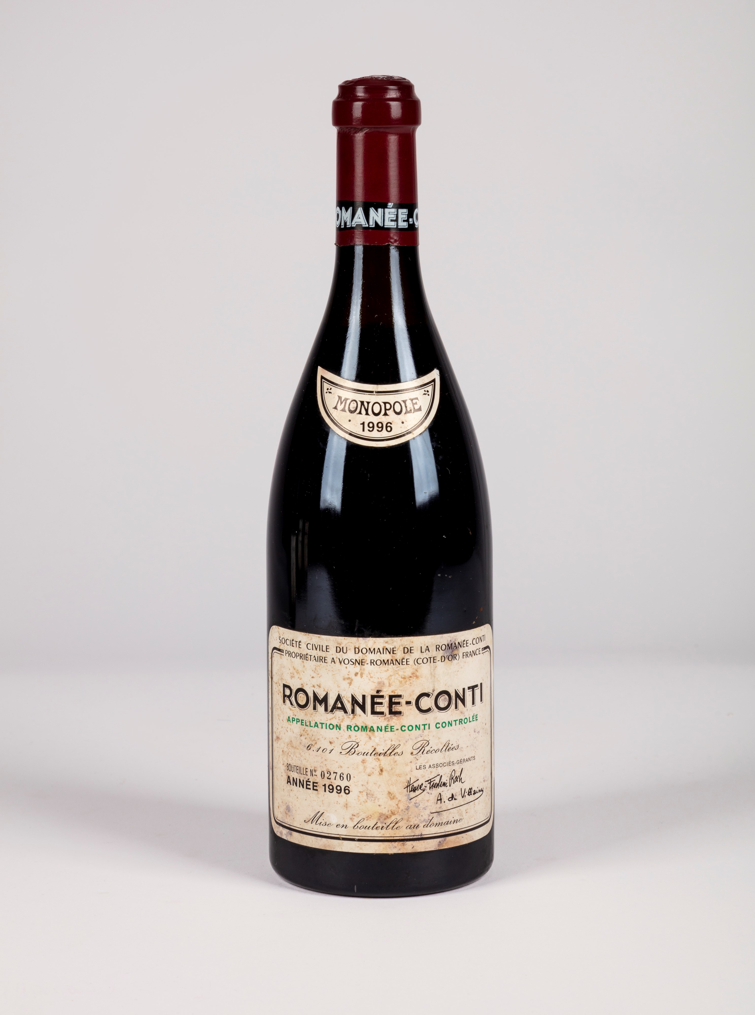 Francia - Domaine de la Romanee-Conti, Romanee-Conti Grand Cru 1996 ...