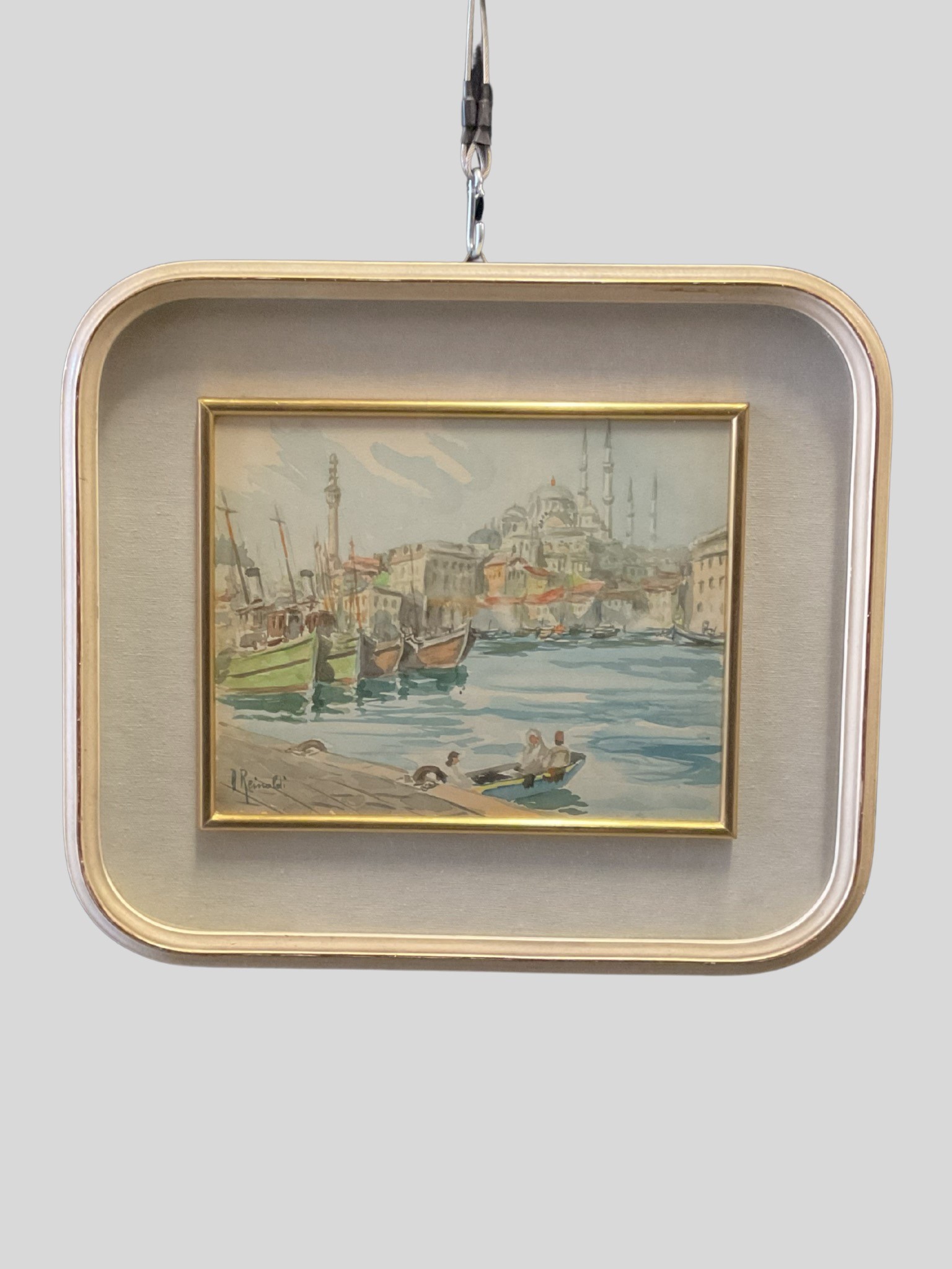 Istanbul Il porto e Harem secolo XX | Easy Collecting | Finarte, casa d ...