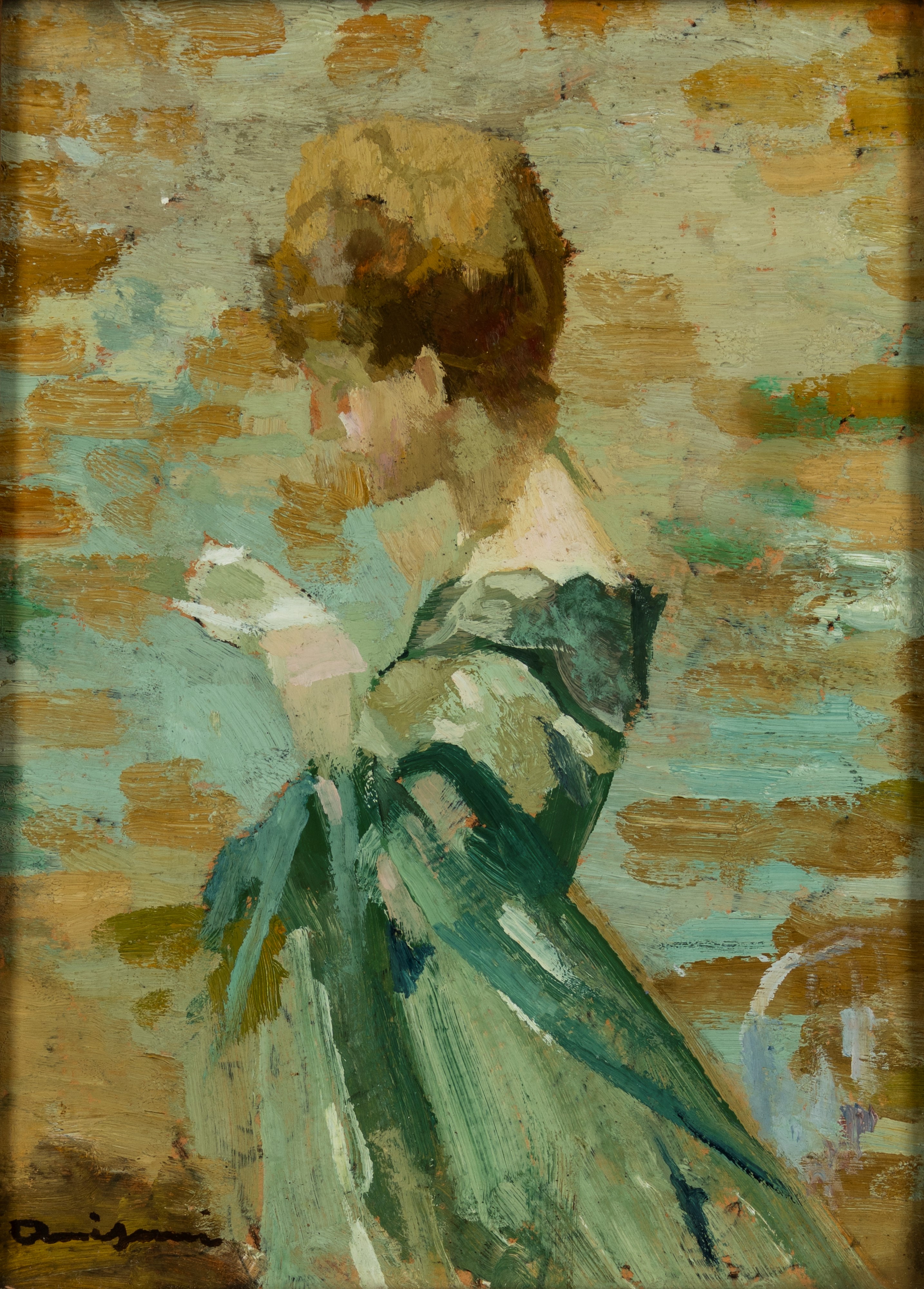 Giuseppe Amisani - Giovane donna di profilo | Arte Figurativa tra XIX e ...