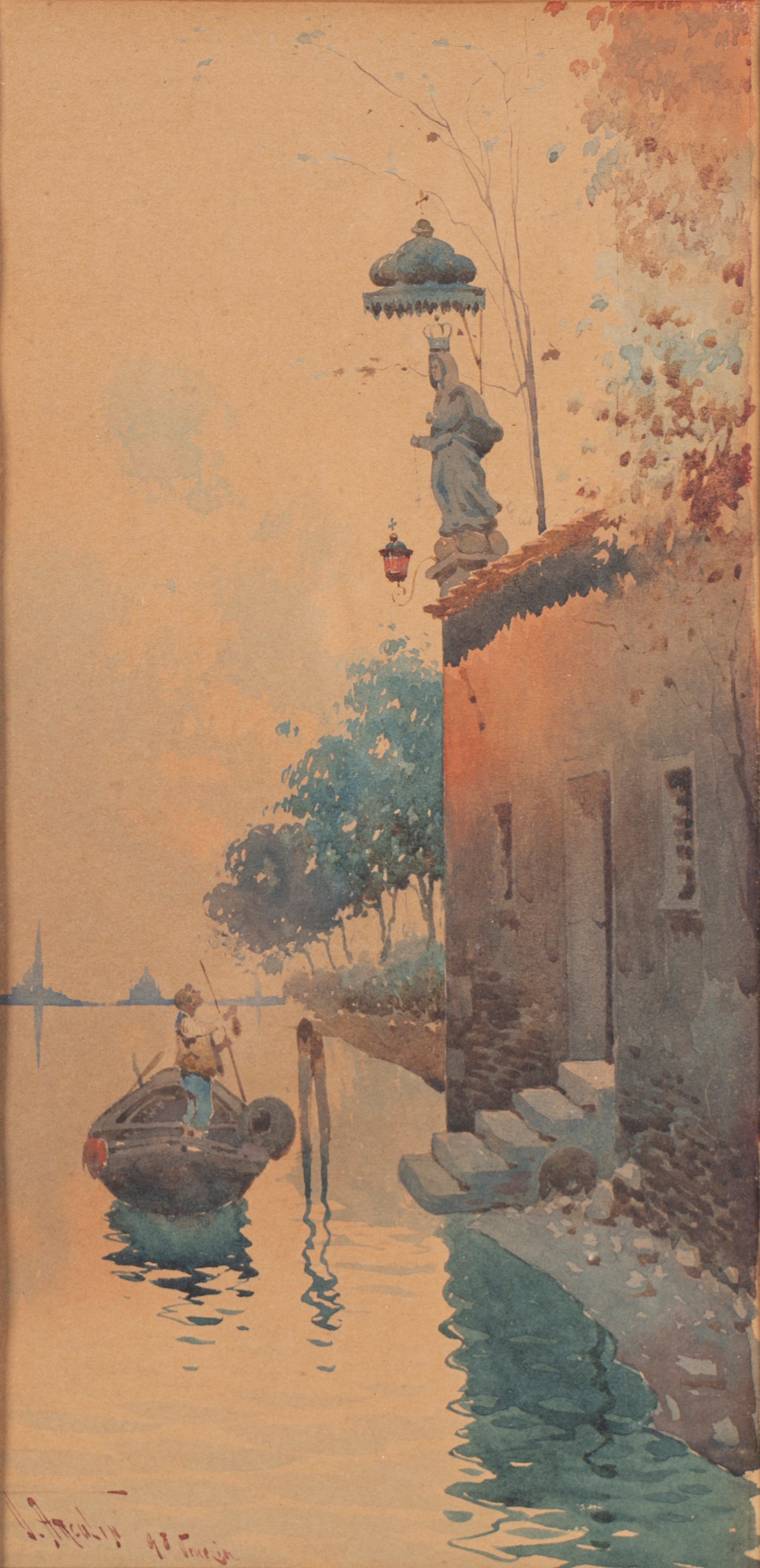 Vittorio Arcolin (attivo tra il XIX e il XX secolo) - Scorcio di ...