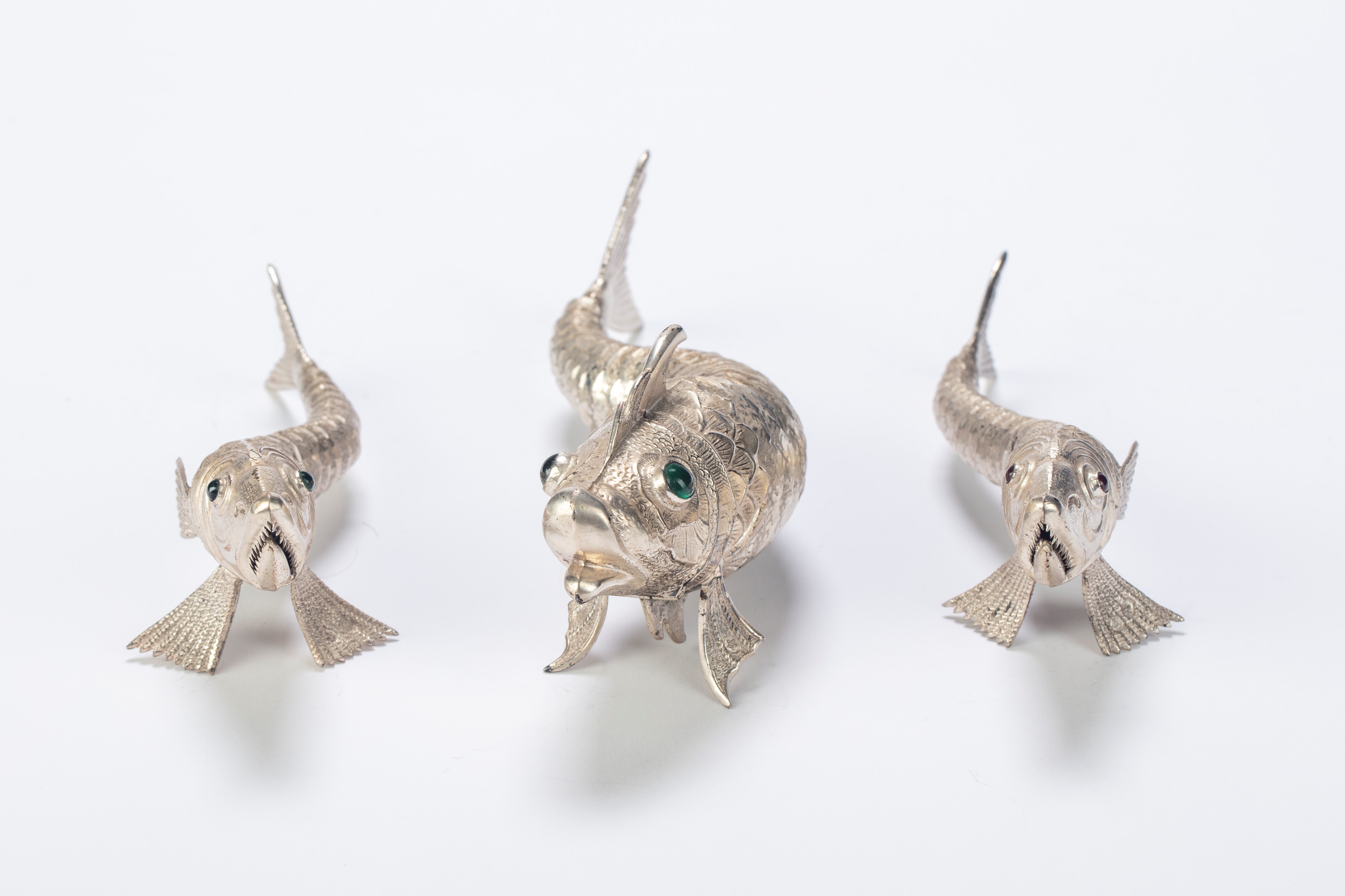 Three decorative fish 20th century | Antique and Collectors' Silver ...