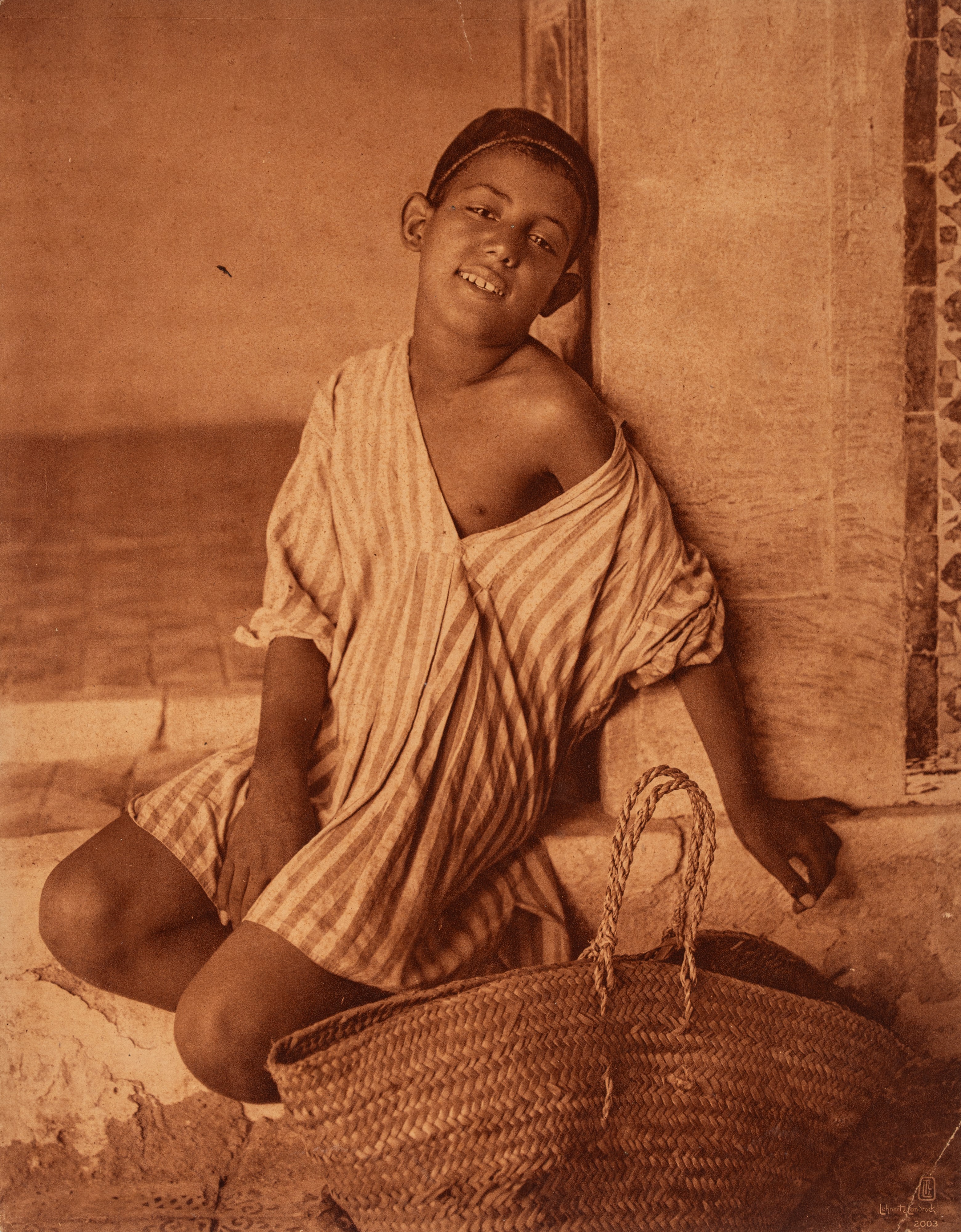 Rudolf Lehnert, Ernst Landrock - Untitled (Young Tunisian Boy) 1900s ...
