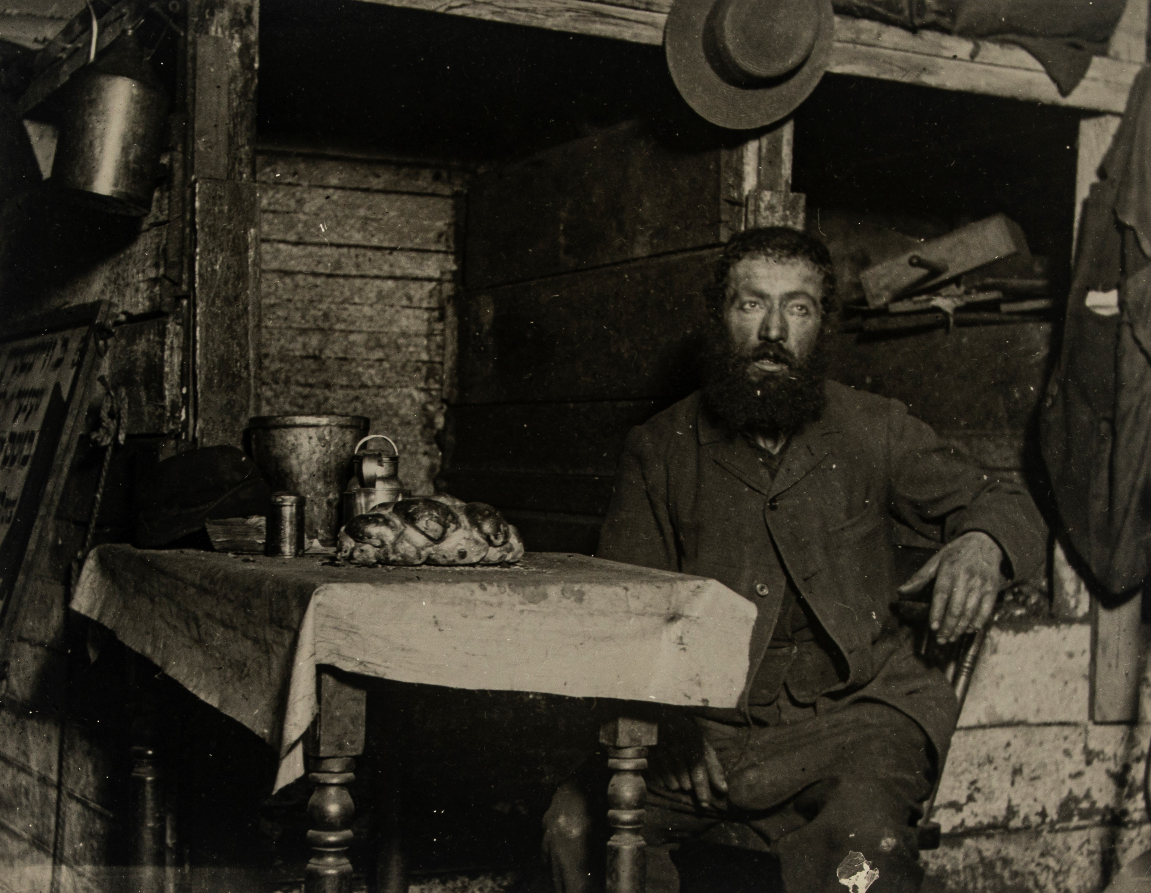 Jacob August Riis - Sabbath Eve in a Coal Cellar, Ludlow Street 1890s ...