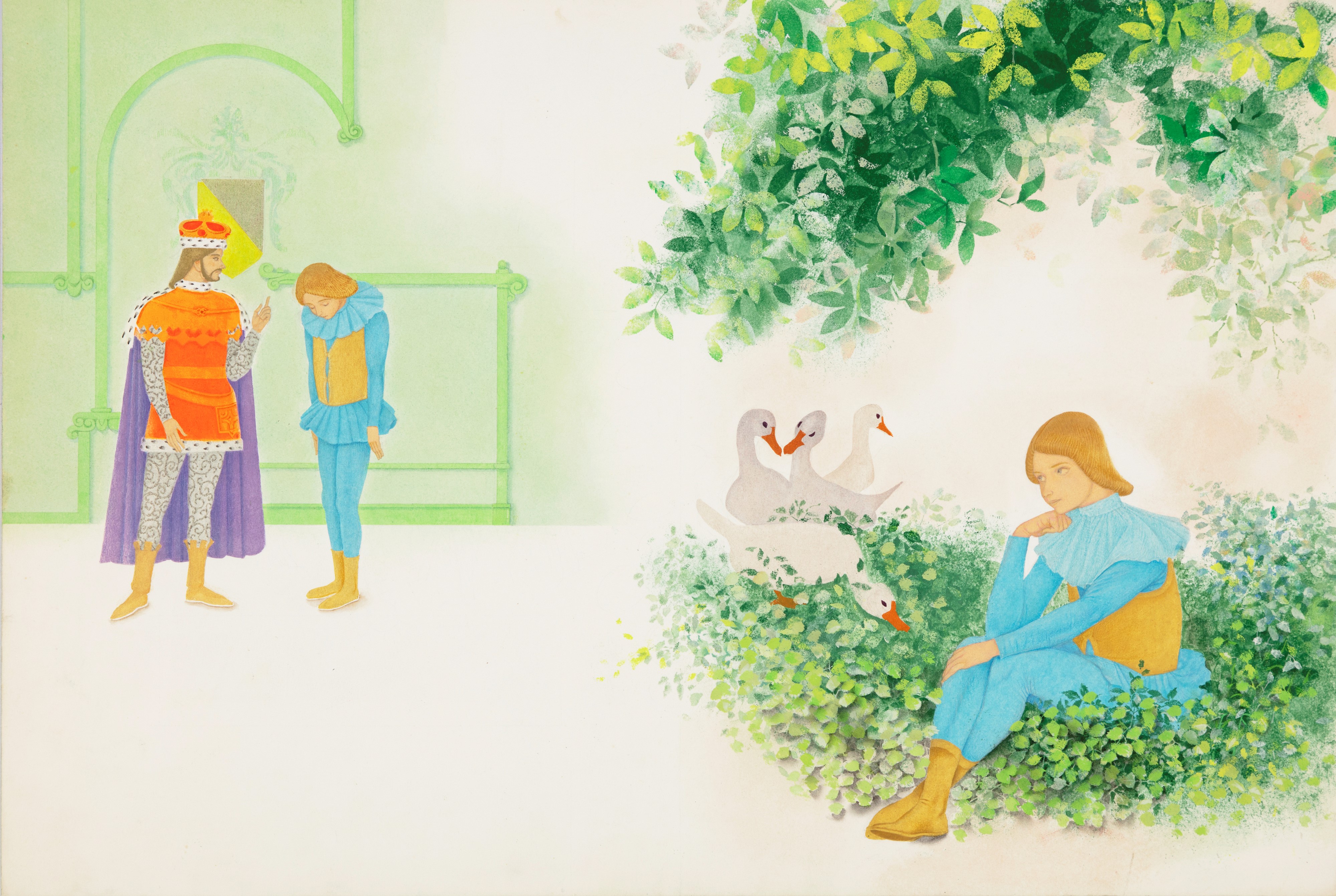 Ugo Fontana - The White Snake 1966 | Fairy Tales / Original Comic Arts ...