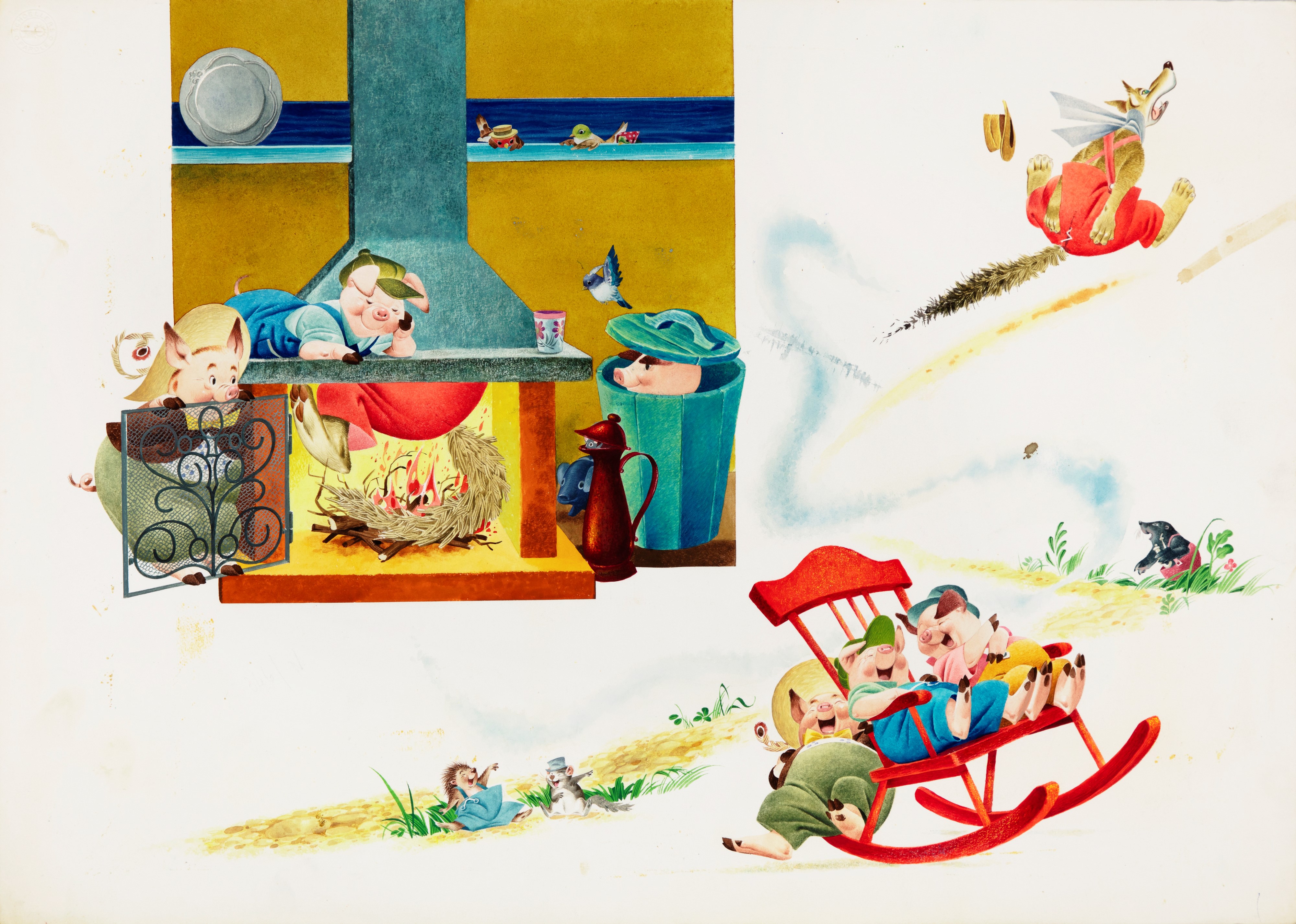 Tony Wolf (Antonio Lupatelli) - I tre porcellini 1968 | Fairy Tales ...