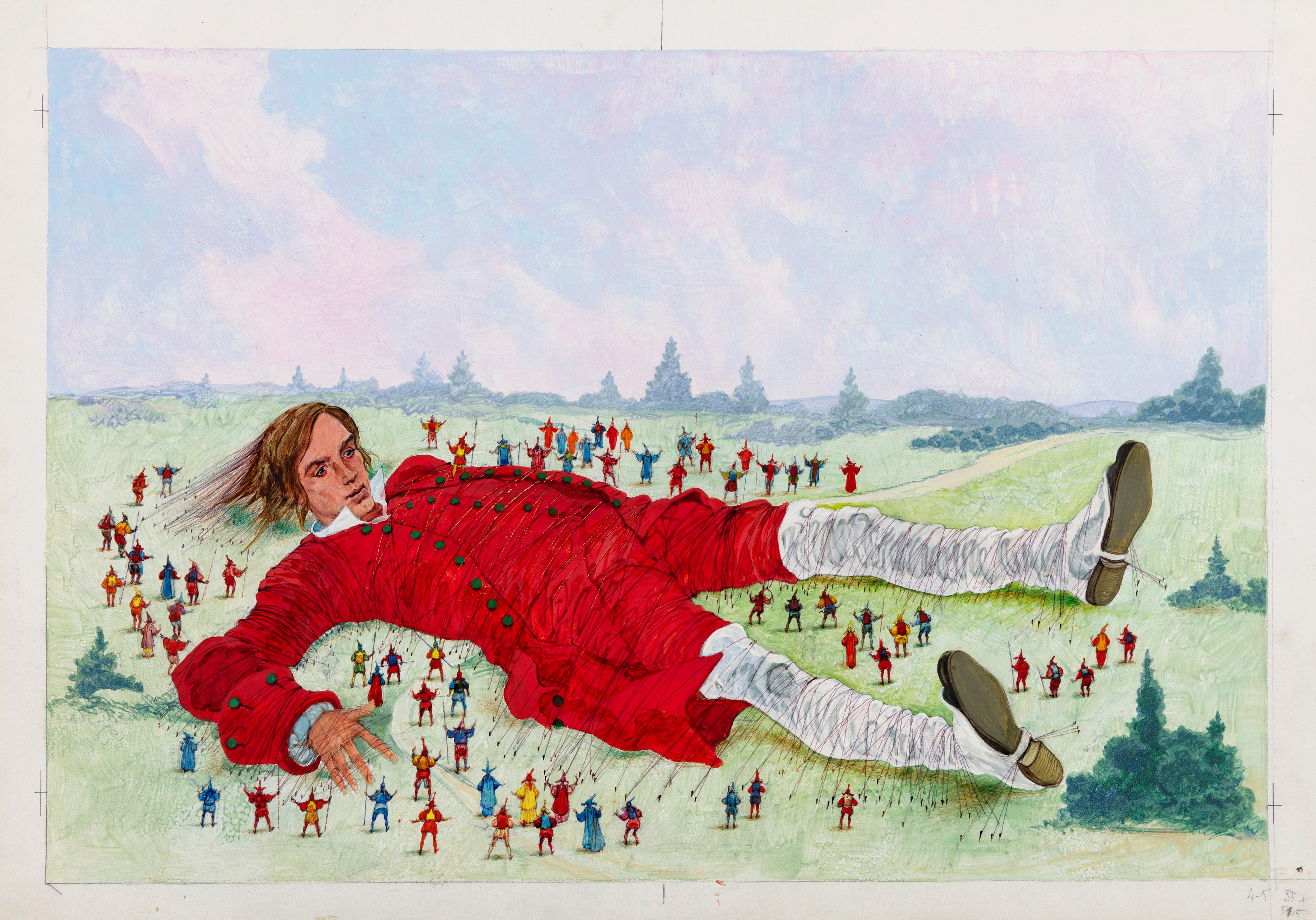 Achille Picco - Gulliver ’s Travels 1980s | Fairy Tales / Original ...