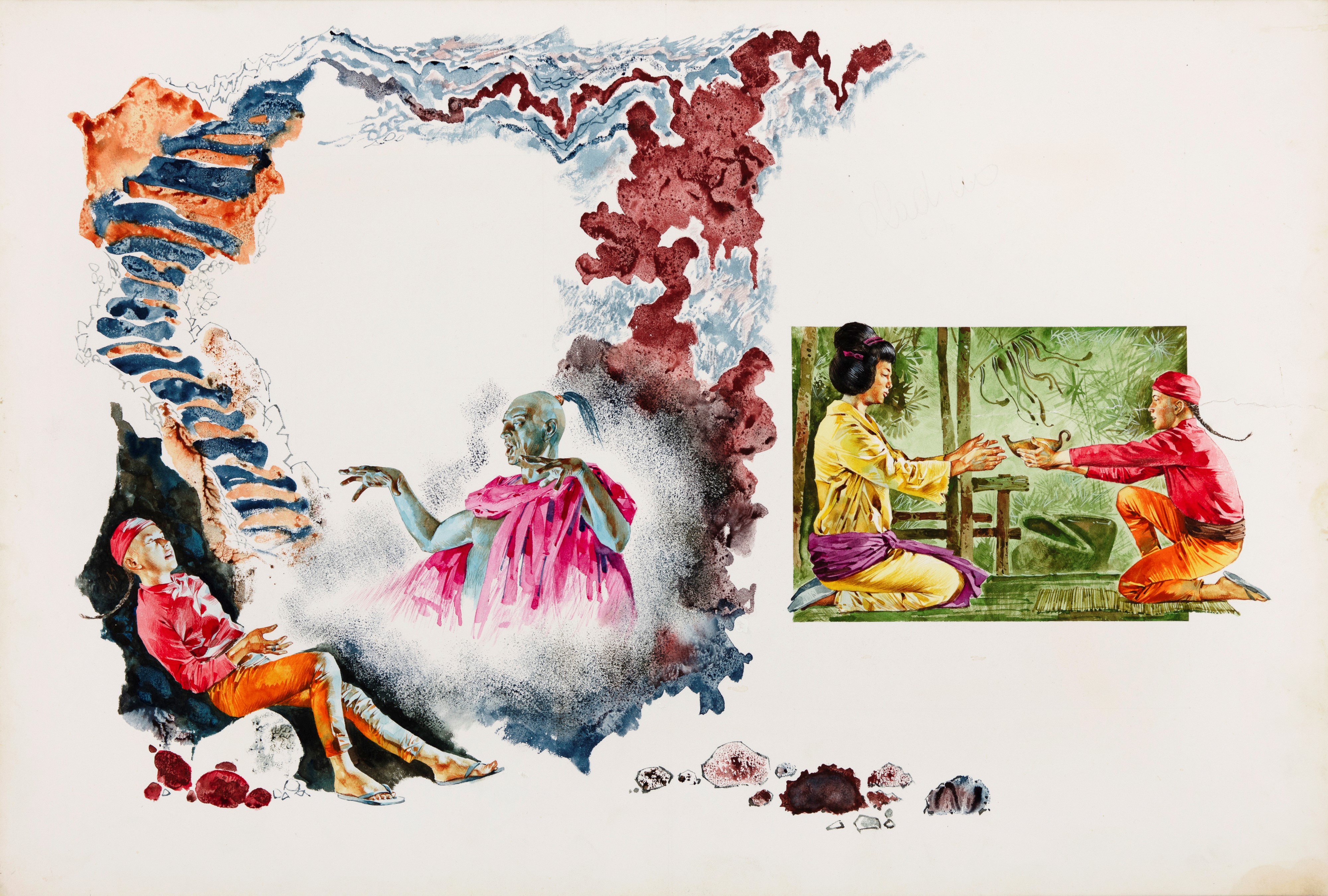 Sergio (Romano Rizzato) - Aladdin and the Wonderful Lamp 1966 | Fairy ...