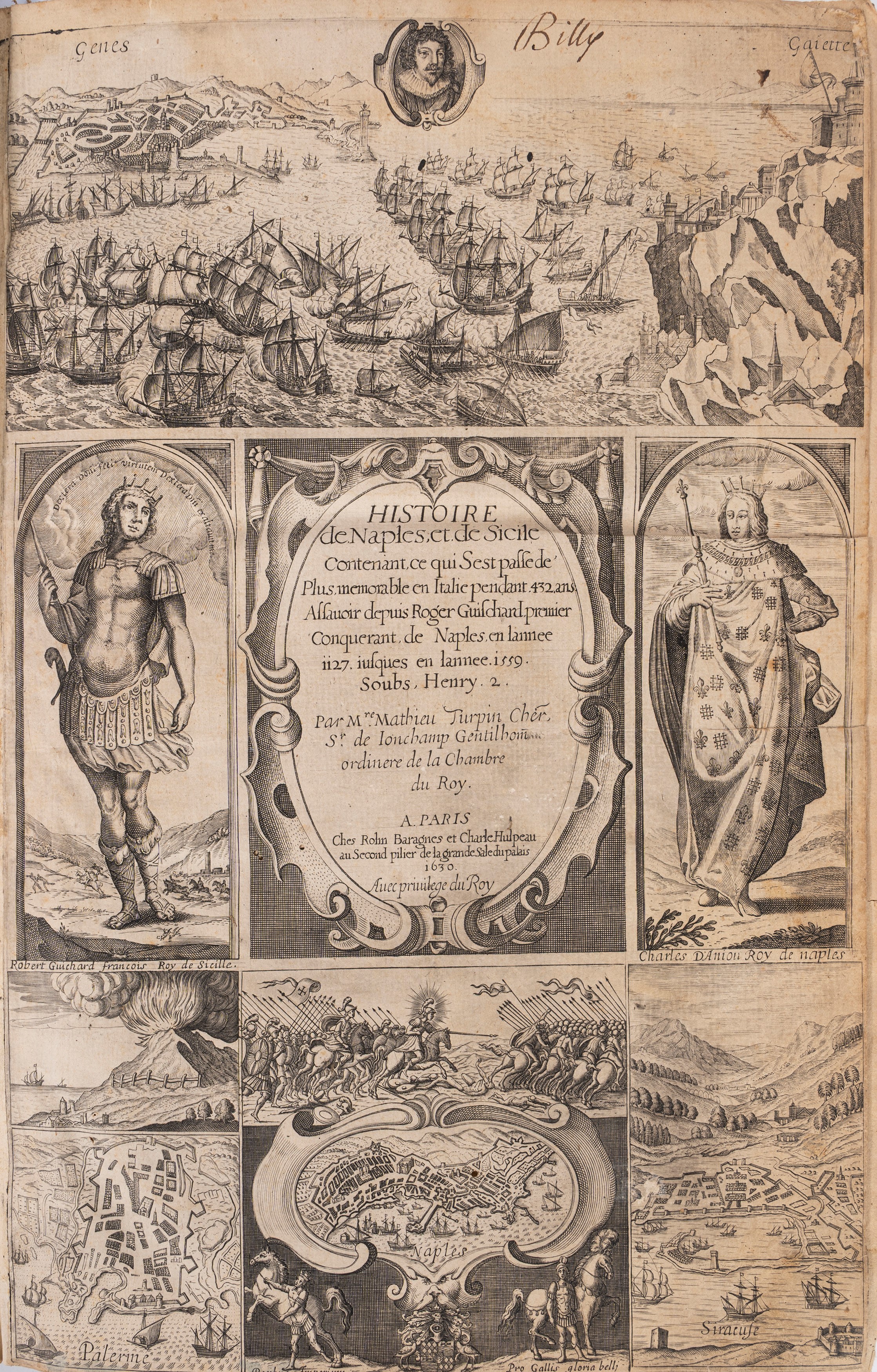 Regno di Napoli - Turpin, Mathieu - History of Naples and Sicily 1630 | NAPOLI 2500: History of ...