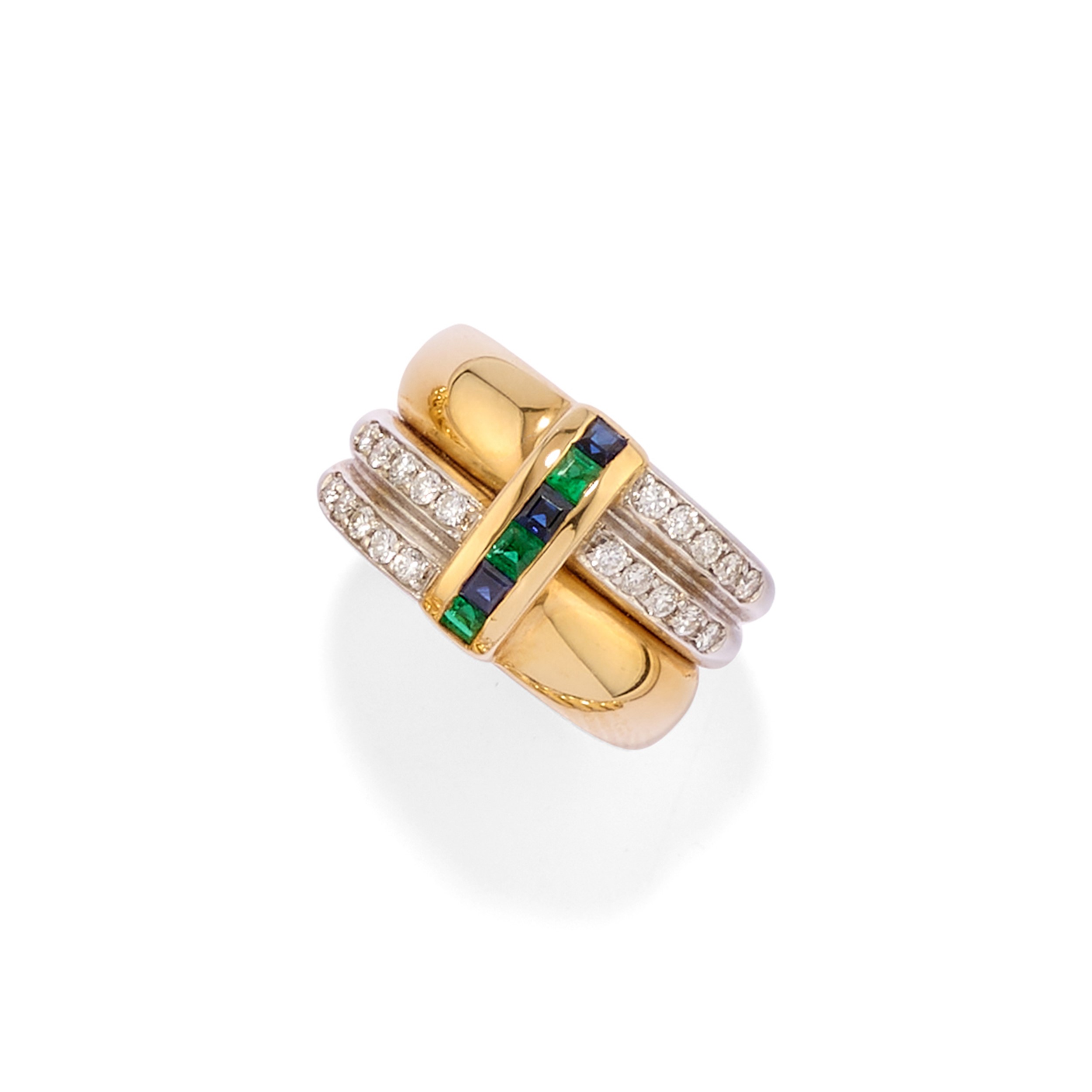 Giò Caroli - Anello con diamanti e pietre di colore | Gioielli ...