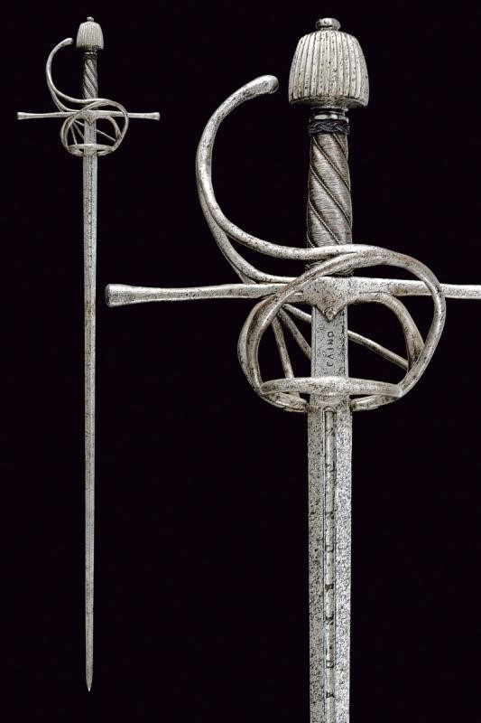 A nice swept hilt rapier from Caino circa 1600 | Fine Antique Arms and ...