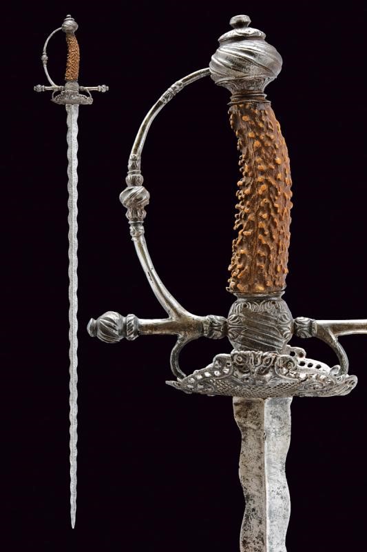 A transitional flambard rapier late 17th Century | Fine Antique Arms ...