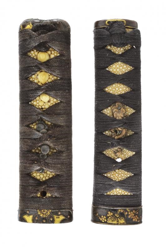 A lot of two tsuka for wakizashi Edo Period (1603-1867) | Fine Antique ...