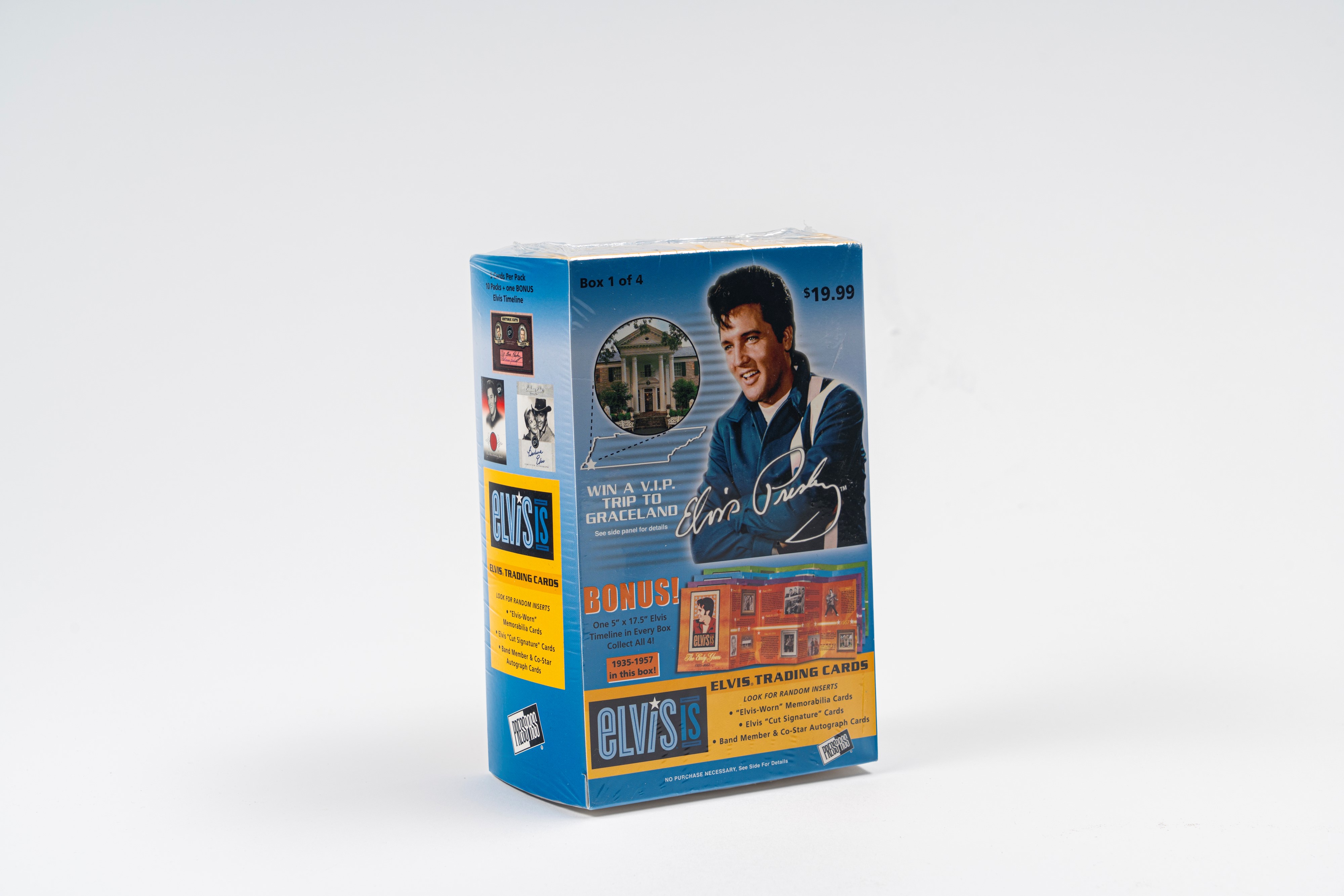 Elvis Presley - Elvis Presley – Sealed Card Box – Press Pass | Pop ...