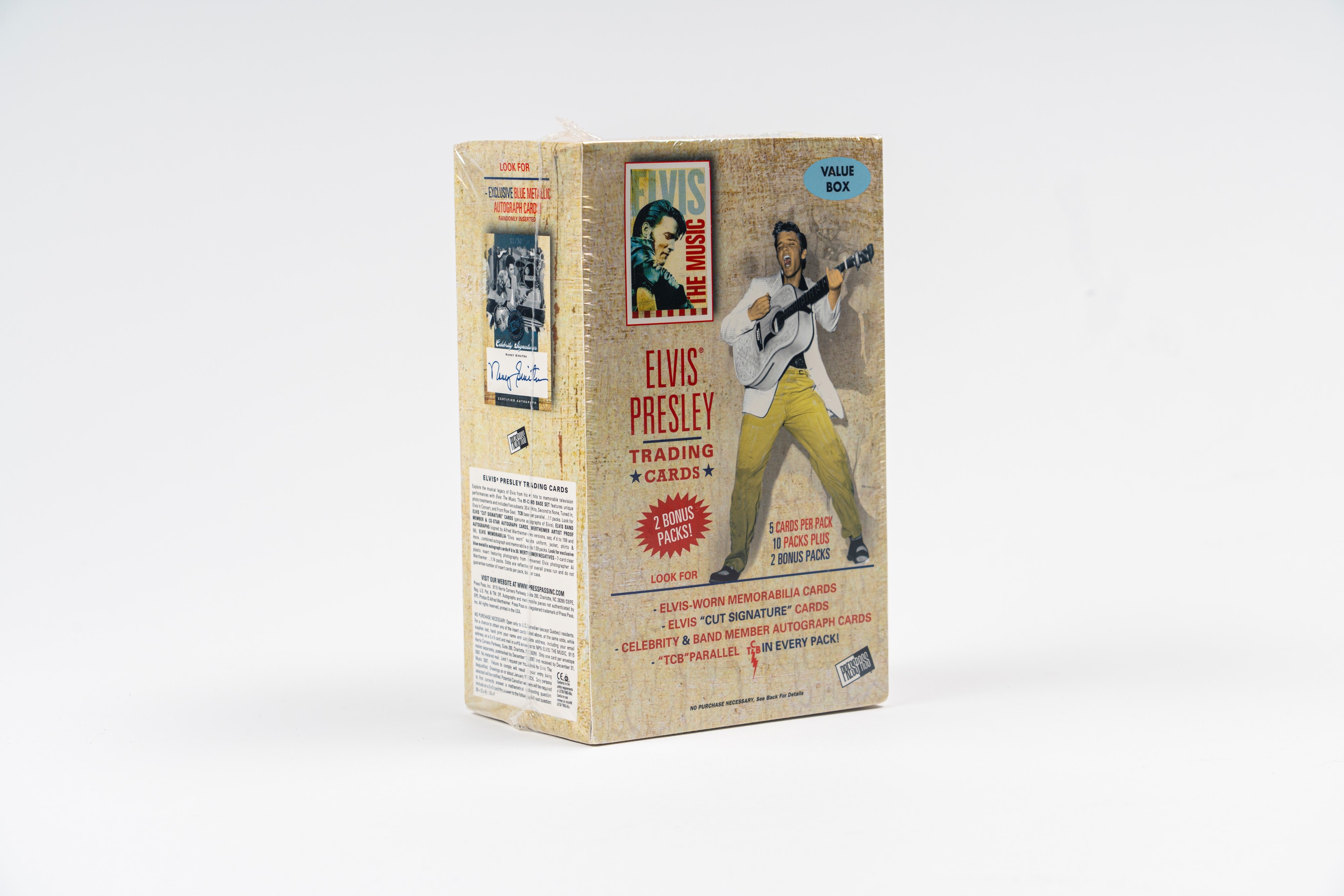 Elvis Presley - Elvis Presley – Sealed Card Box – Press Pass | Pop ...