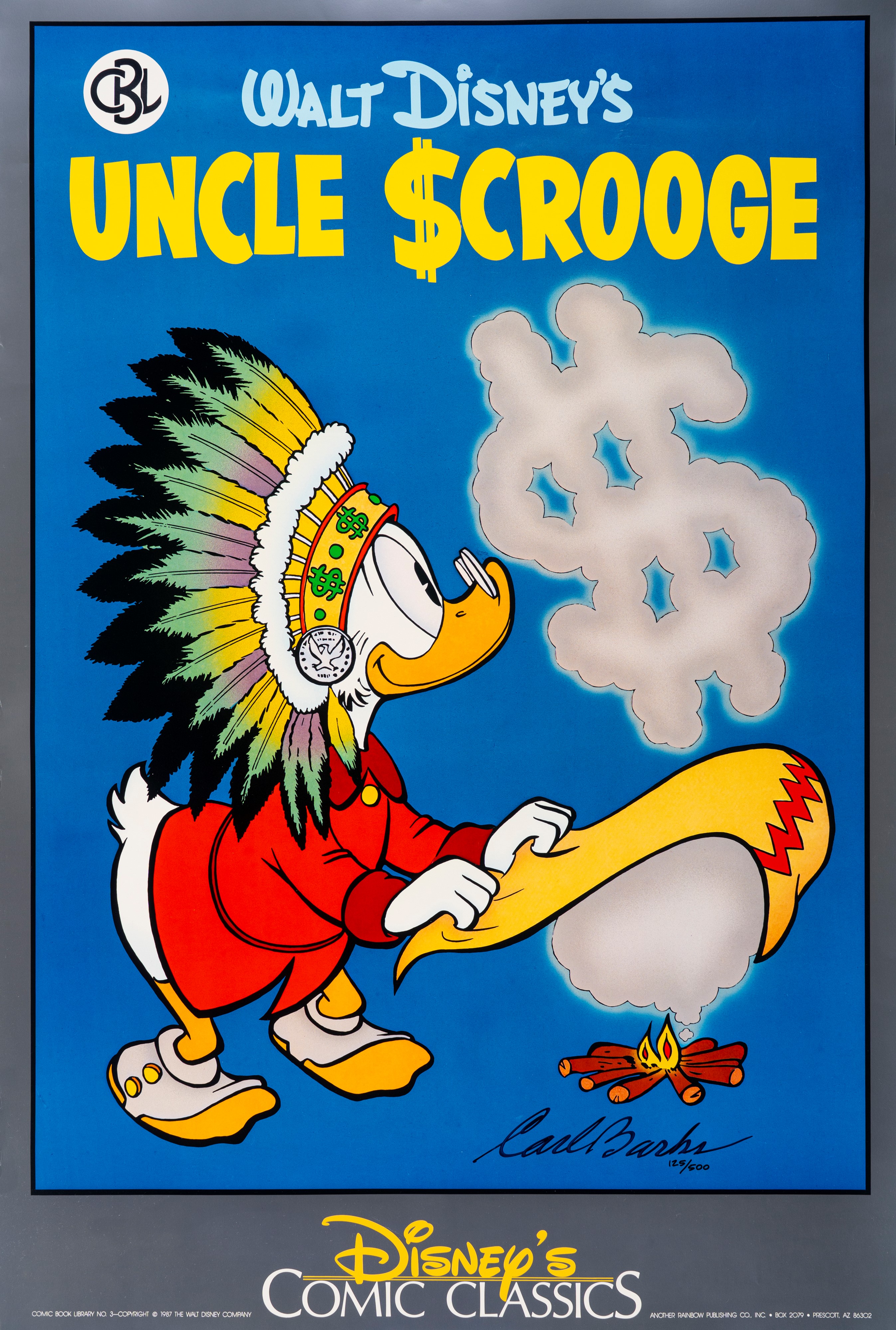 Carl Barks - Carl Barks – Limited Edition Poster #50 – Signed – Another ...