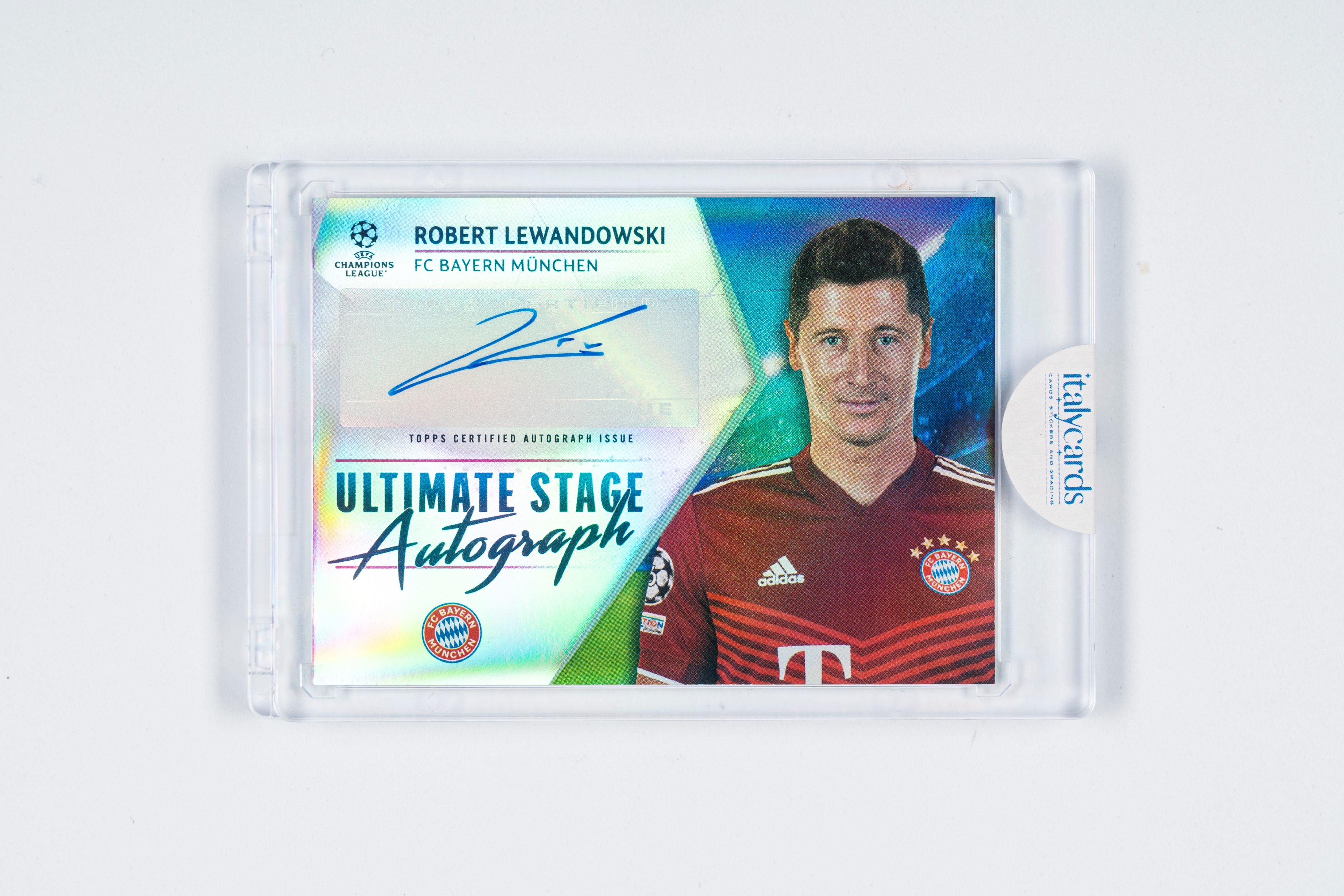 Robert Lewandowski - Robert Lewandowski – Signed Card – Bayern Munich ...