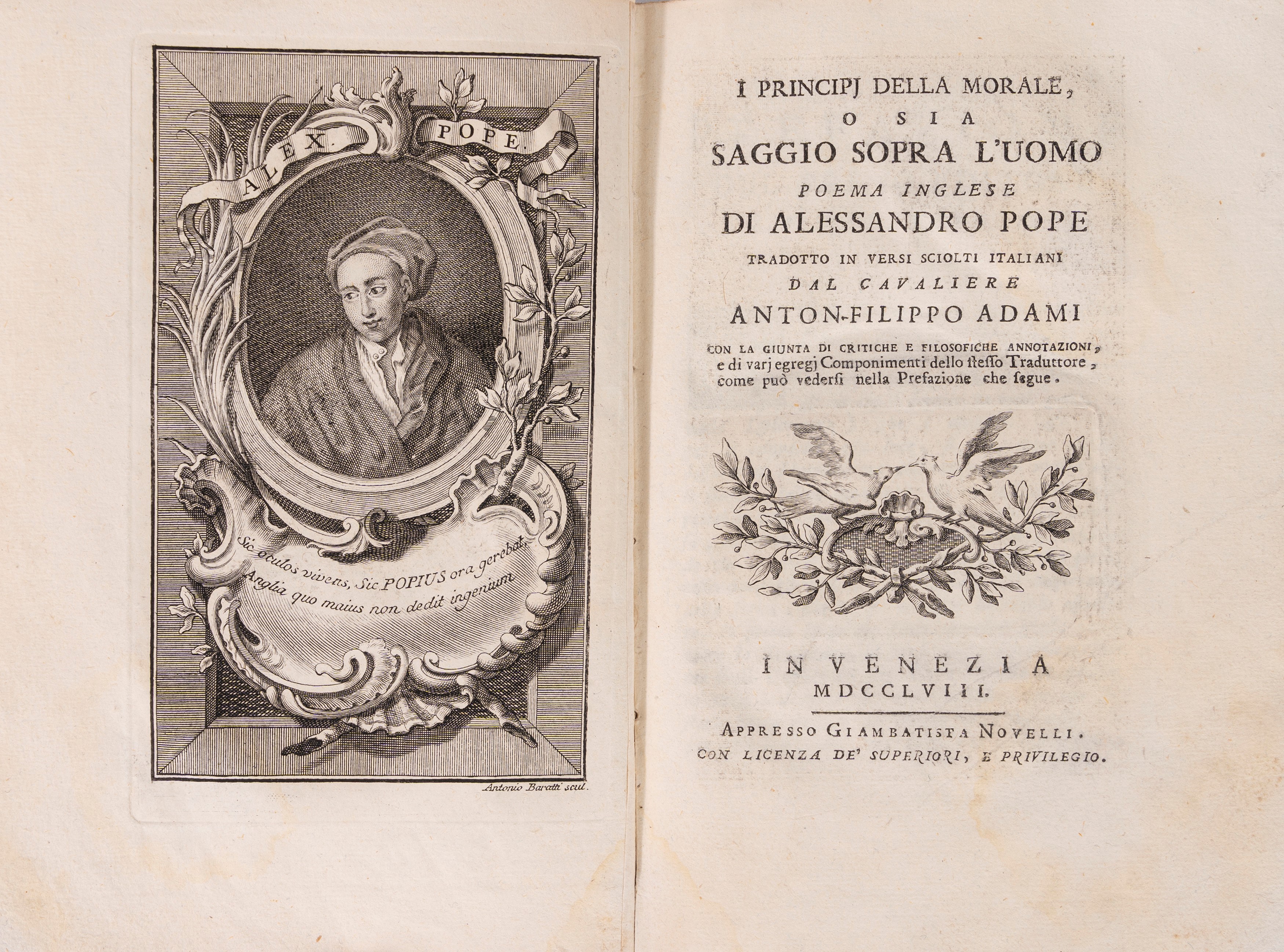 Pope , Alexander - The Principles of Morals, or An Essay Concerning Man ...