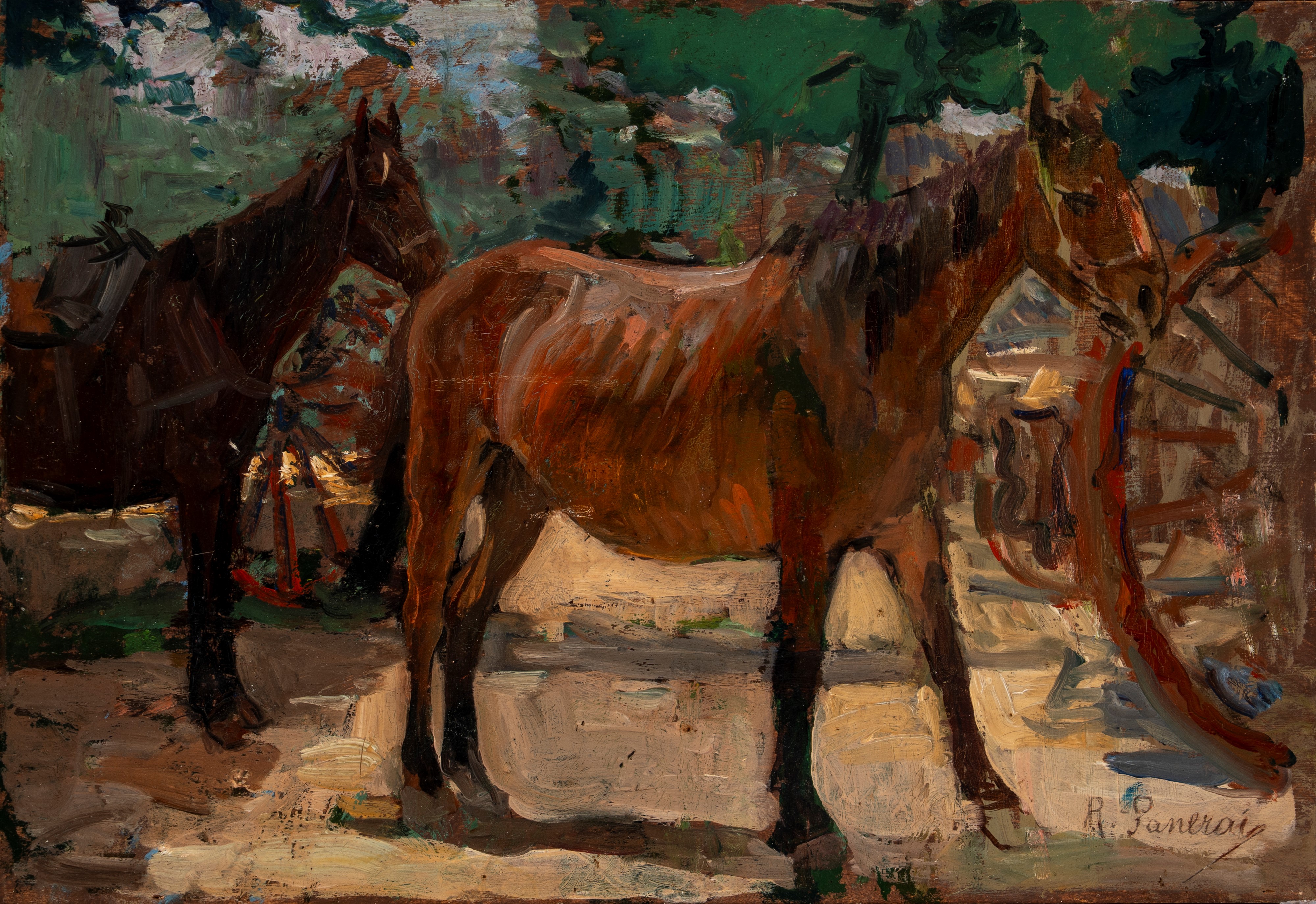Ruggero Panerai - Horses | 19th and Early 20th Century Art | Finarte ...