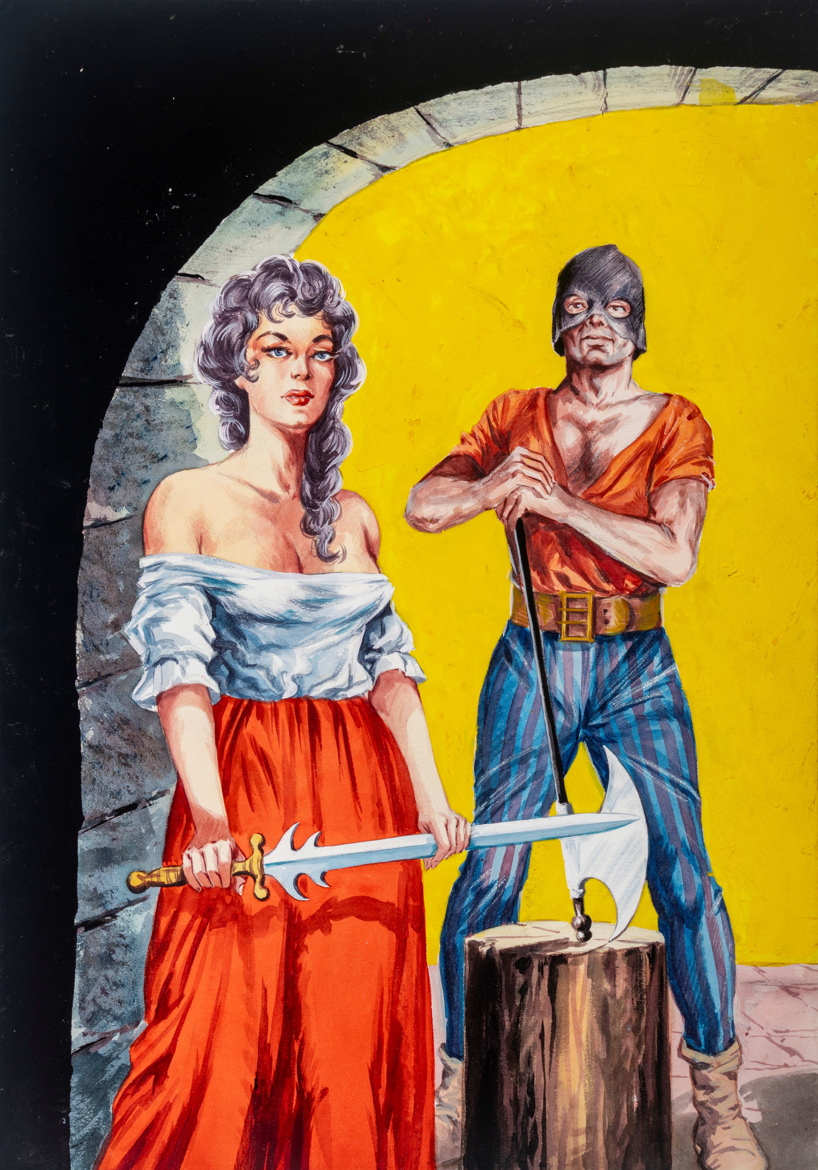 Leandro Biffi - Lucrezia - La figlia del boia 1969 | Comic Art: Masters ...