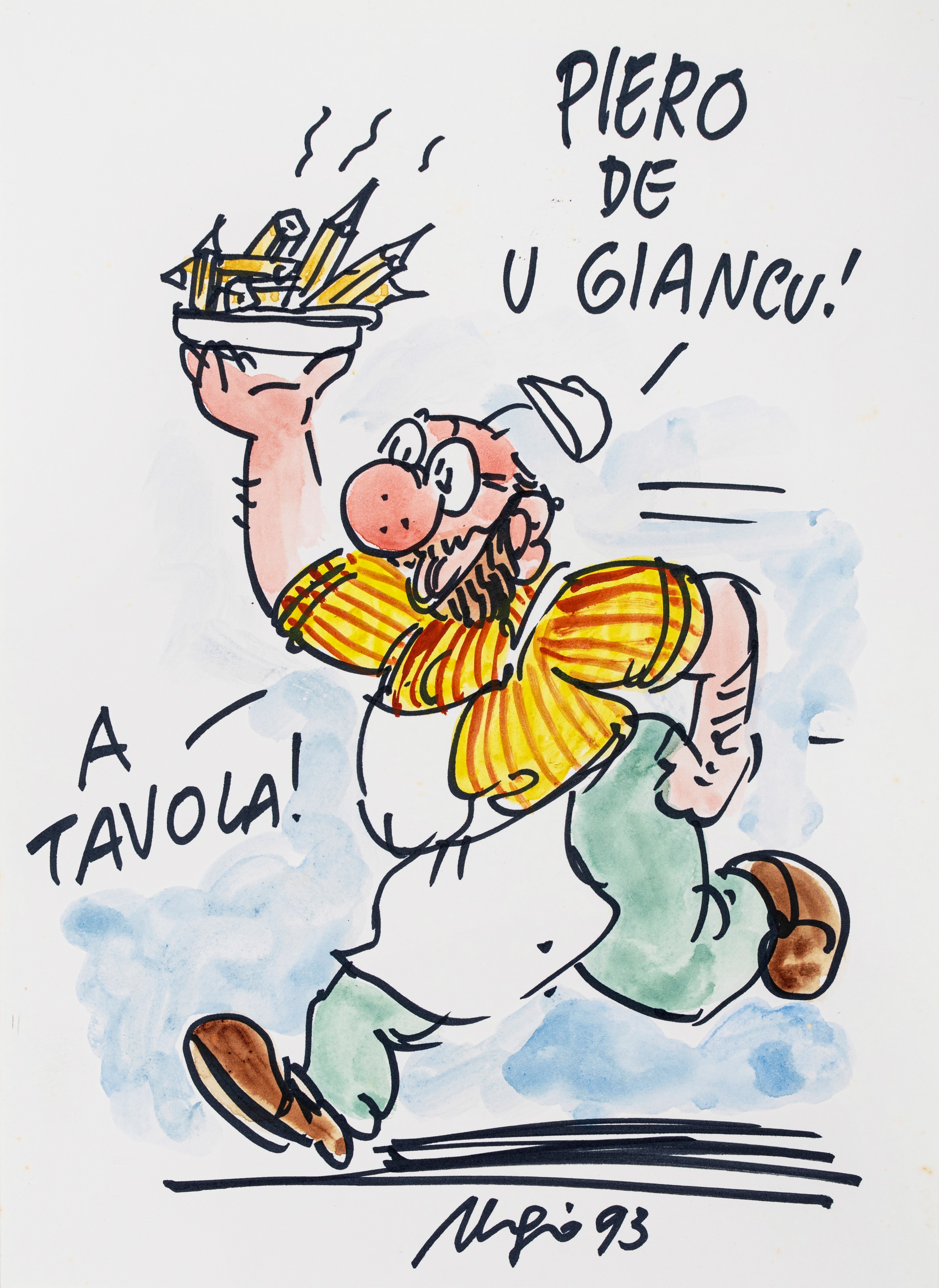 Sergio Staino - Bobo 1993 | Fumetti: Tavole e Illustrazioni Originali ...