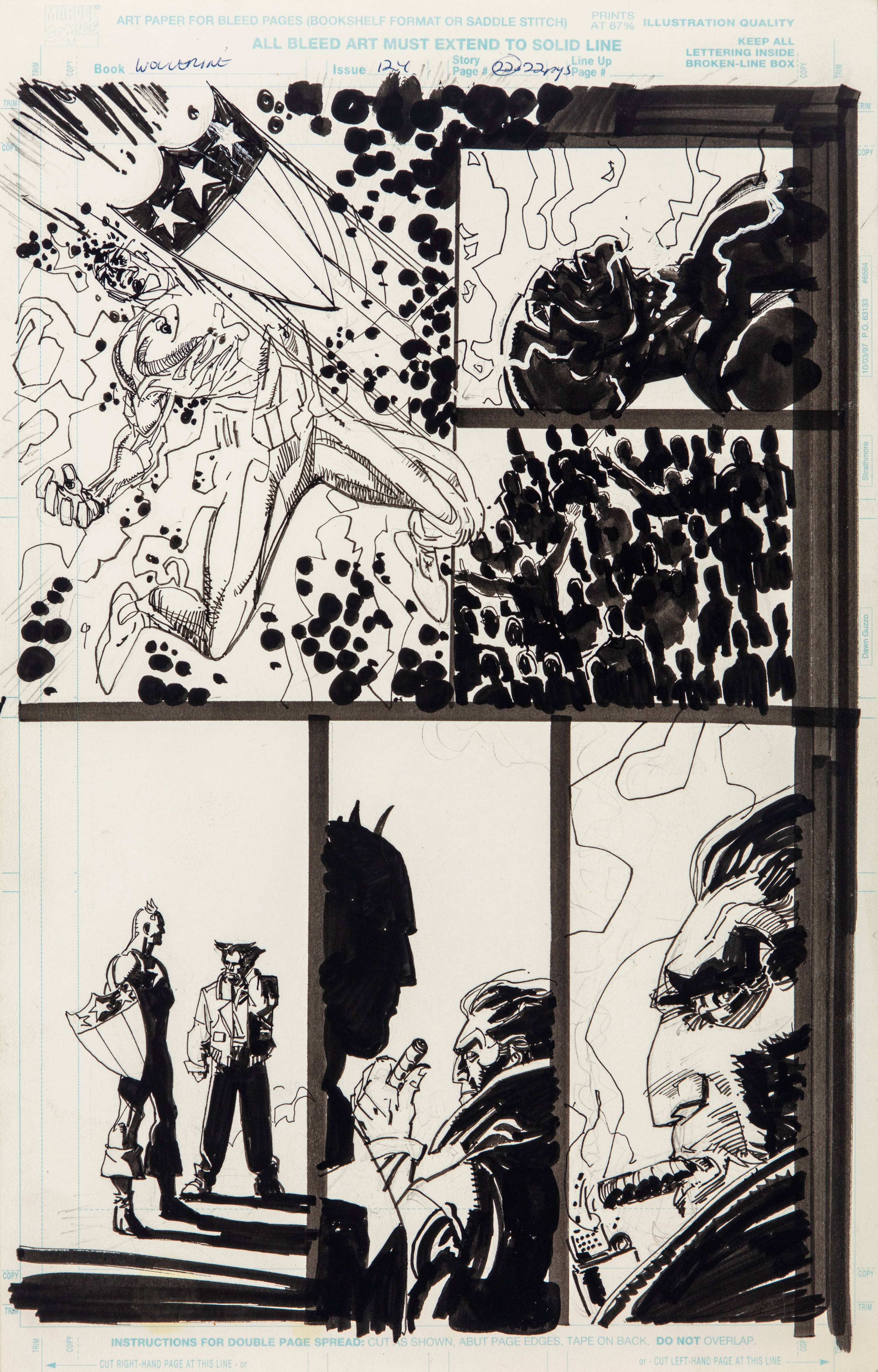 Denys Cowan & Bill Sienkiewicz - Wolverine - Invisible Destroyers! 1998 ...