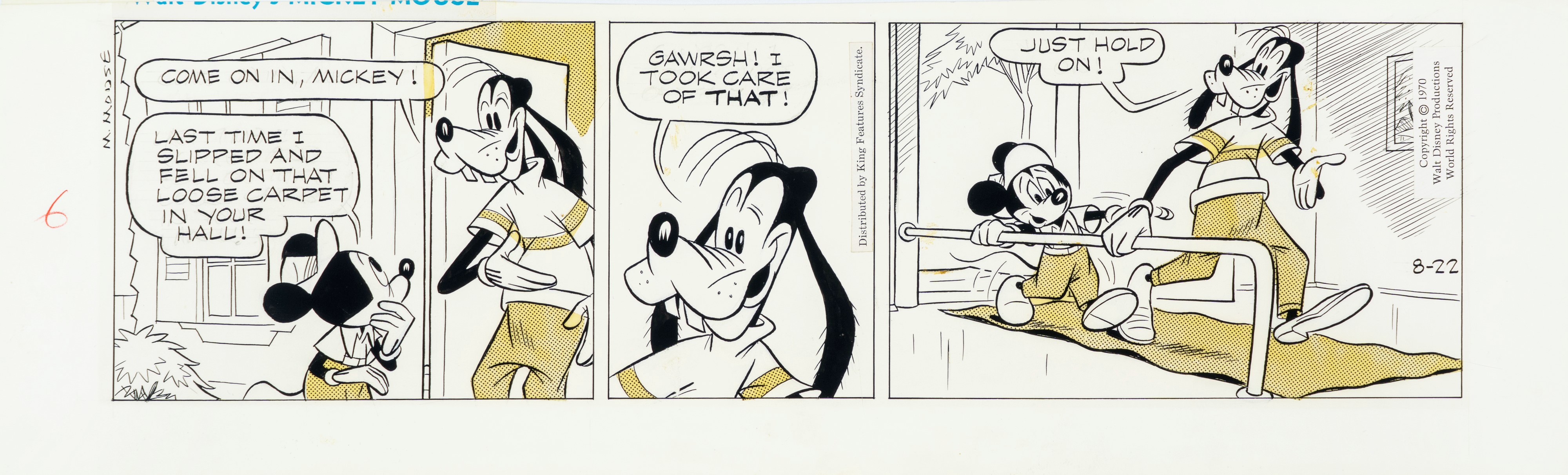 Floyd Gottfredson - Mickey Mouse 1970 | Original Comic Arts | Finarte ...