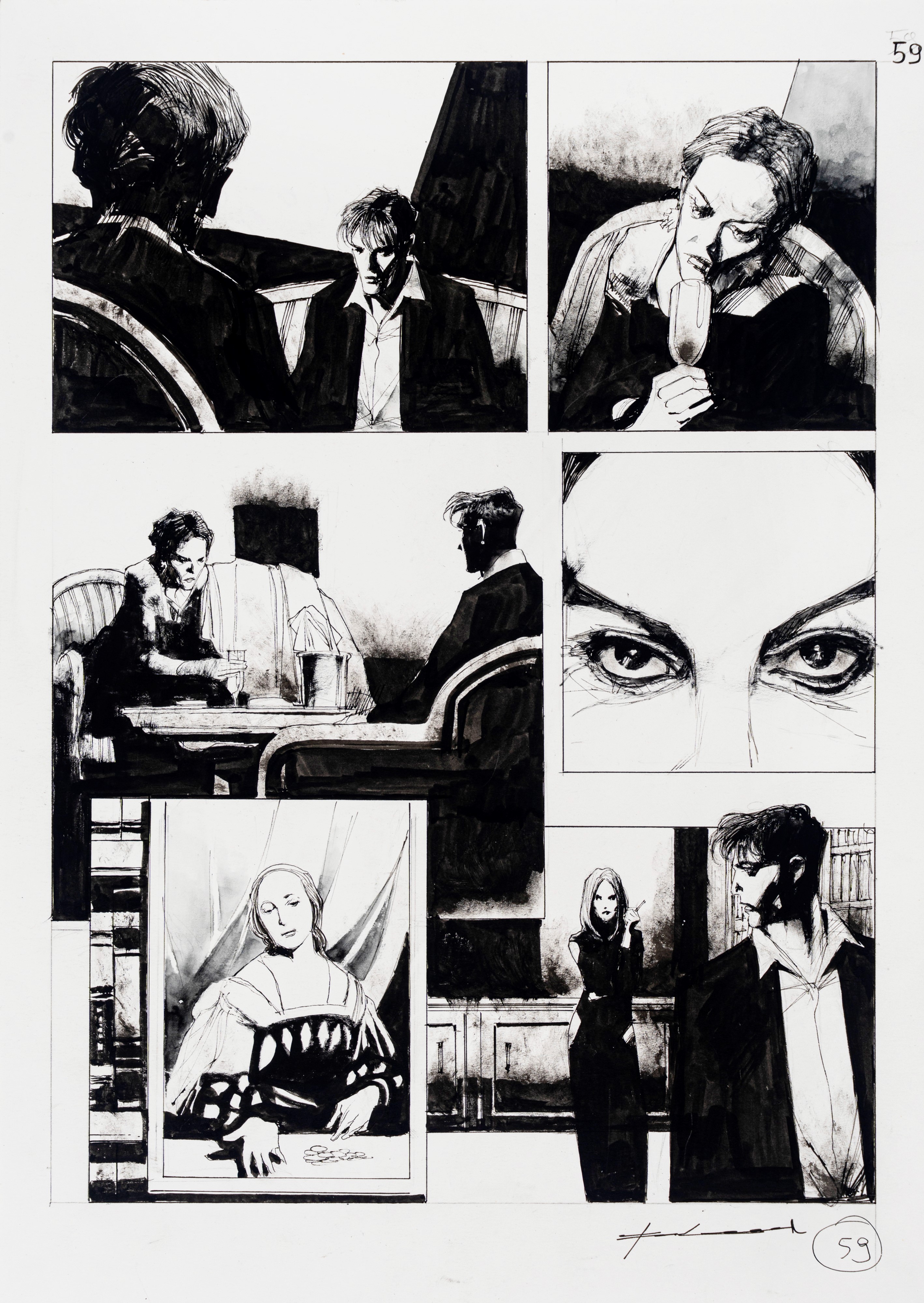 Corrado Roi - Dylan Dog - Profondo nero 2018 | Fumetti: Tavole e ...