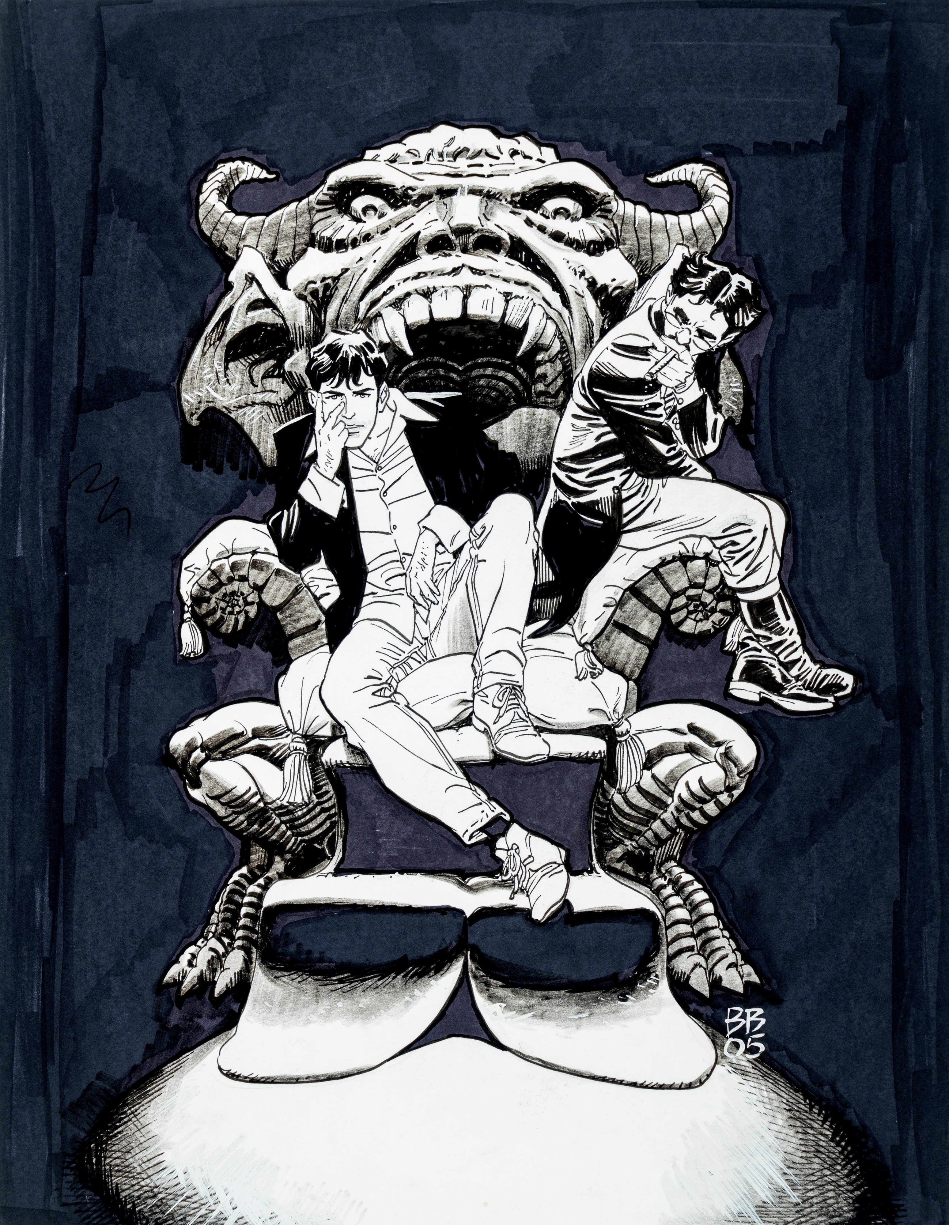 Bruno Brindisi - Dylan Dog - Ghost Hotel 2005 | Original Comic Arts ...