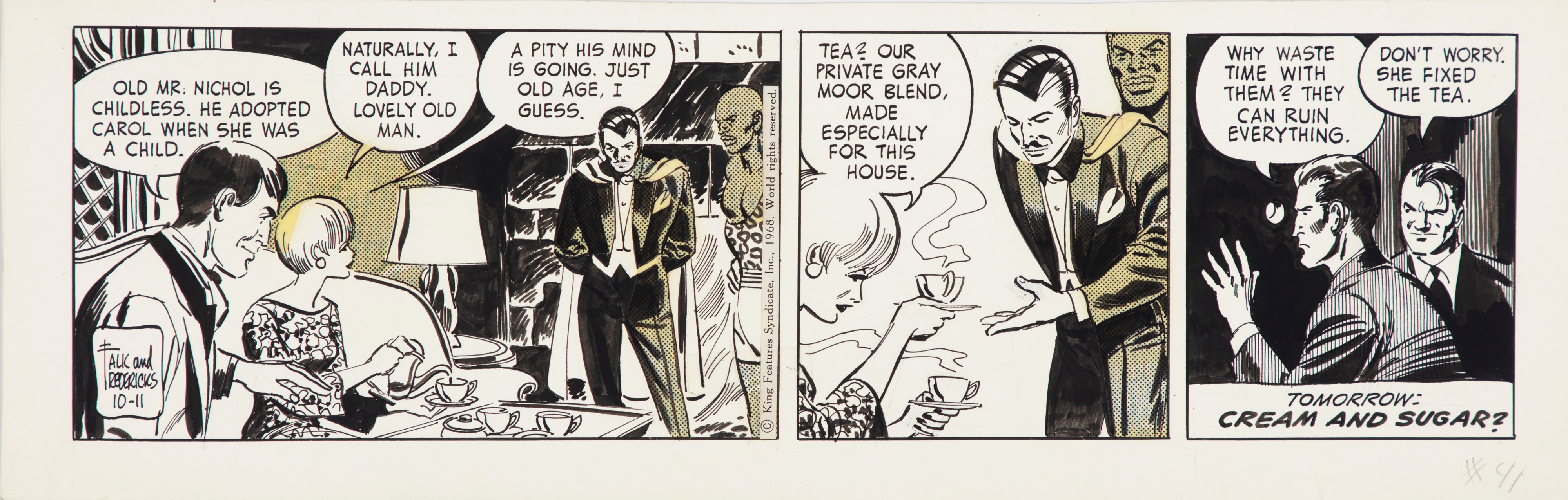 Fred Fredericks - Mandrake the Magician 1968 | Original Comic Arts ...
