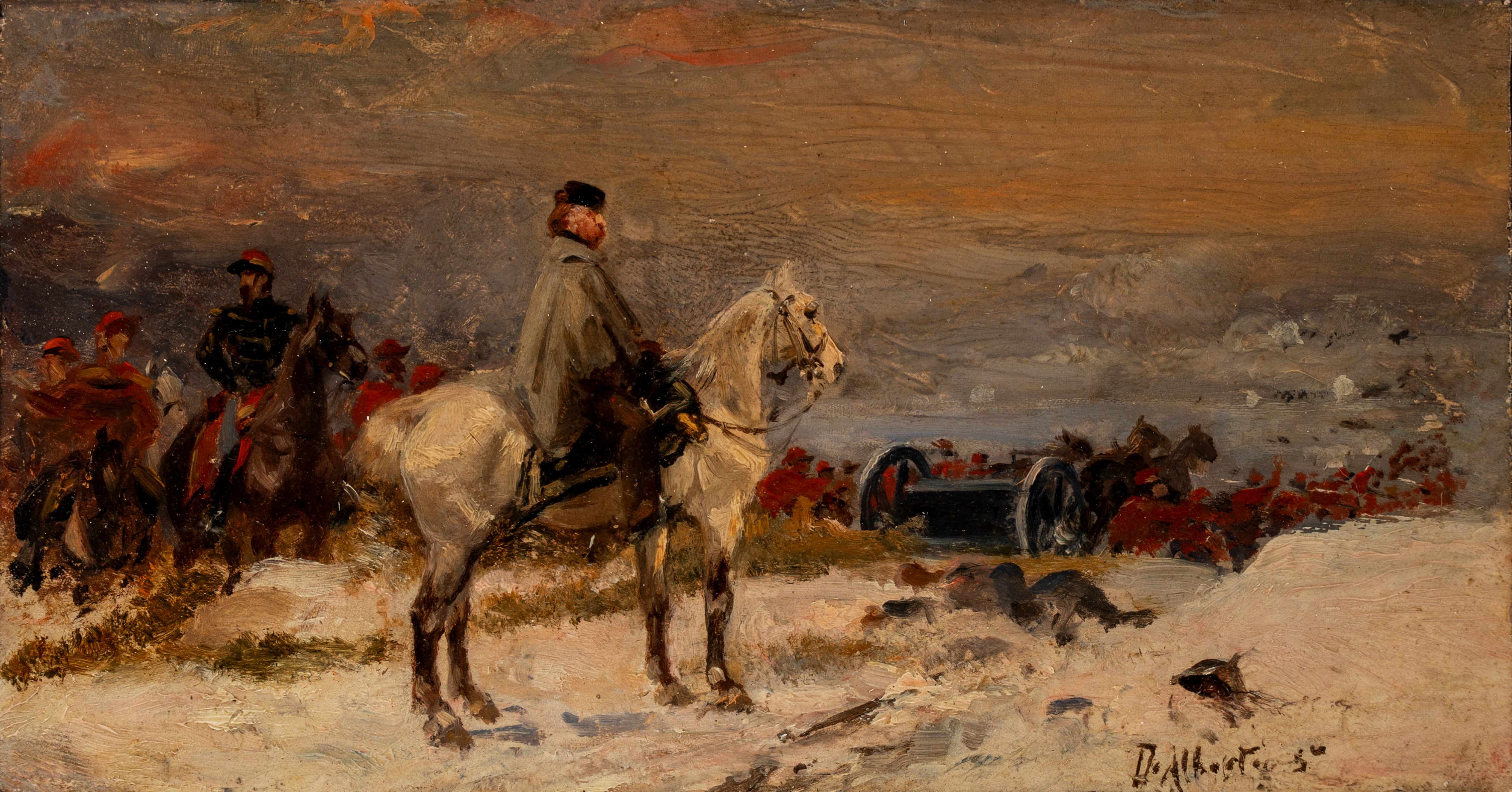 Sebastiano De Albertis - Garibaldi a Digione 1877 circa | Arte ...