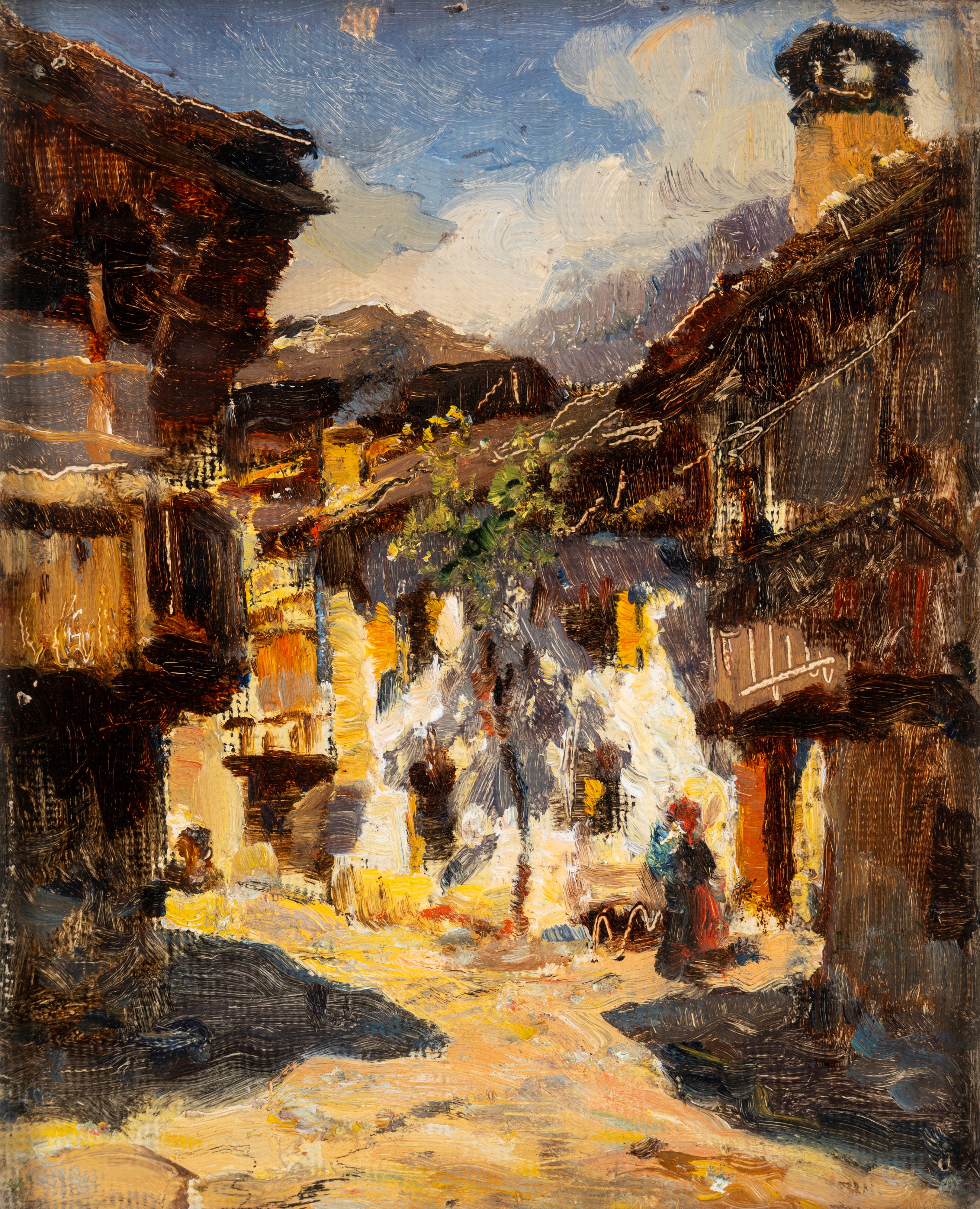 Vittore Antonio Cargnel - Houses in Calalzo 1924 | 19th and Early 20th ...