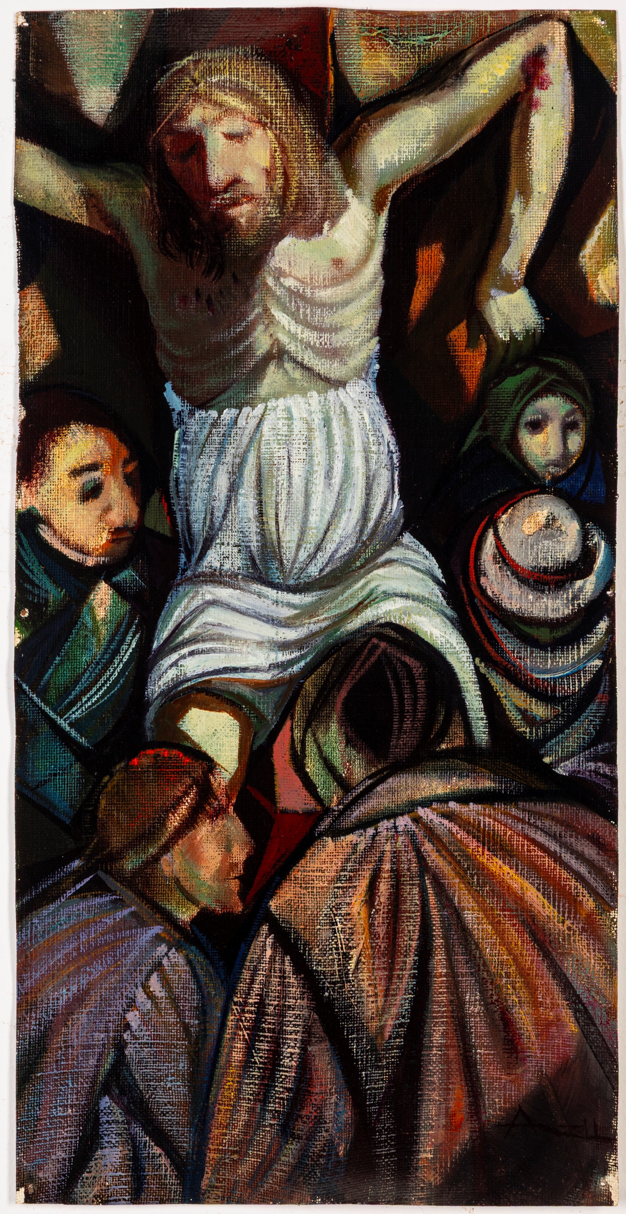 Giovanni Toffolo Anzil - Crucifixion | Easy Collecting: Paintings ...