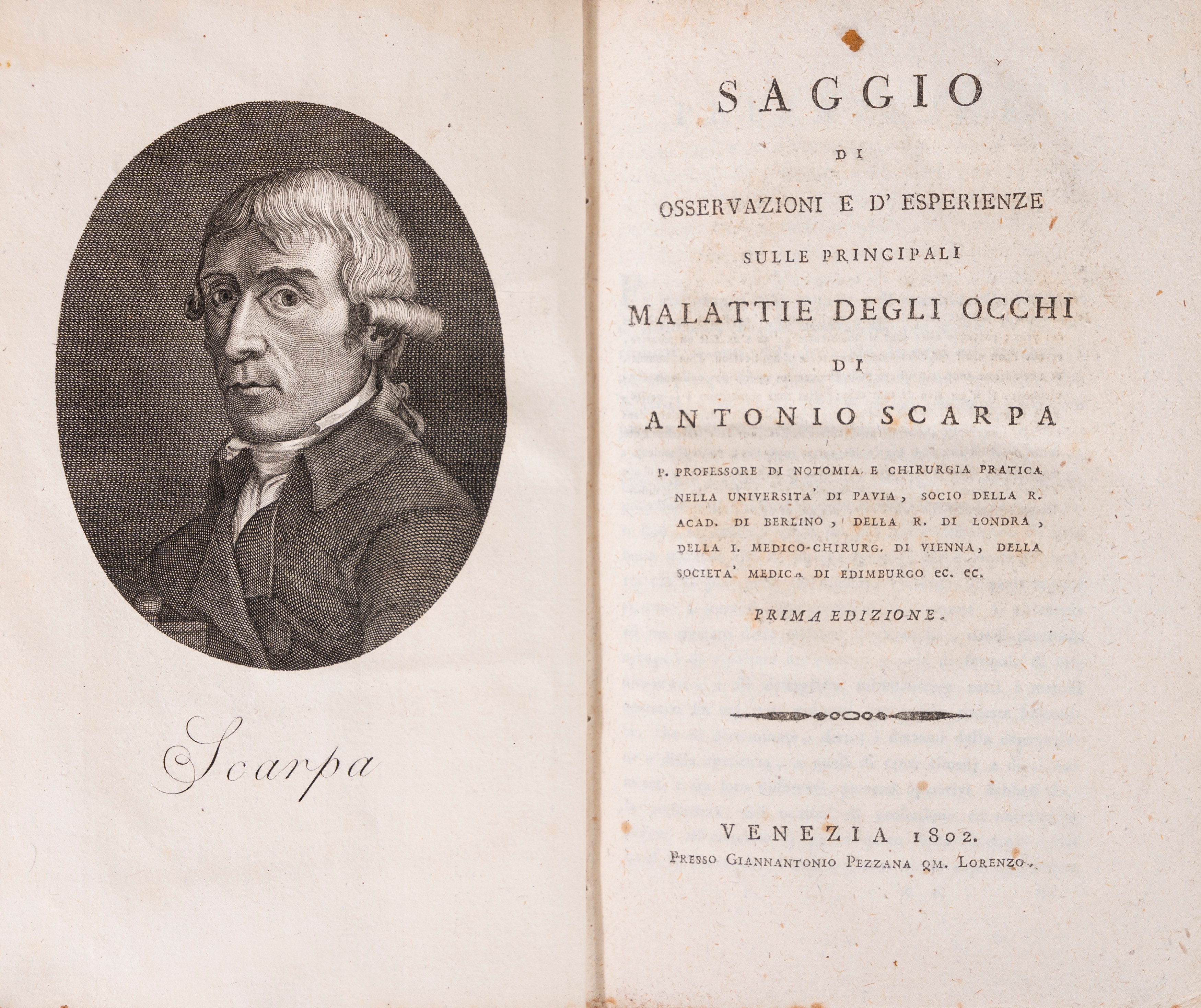 Scarpa, Antonio - Essay of observations and experiences on the main eye ...