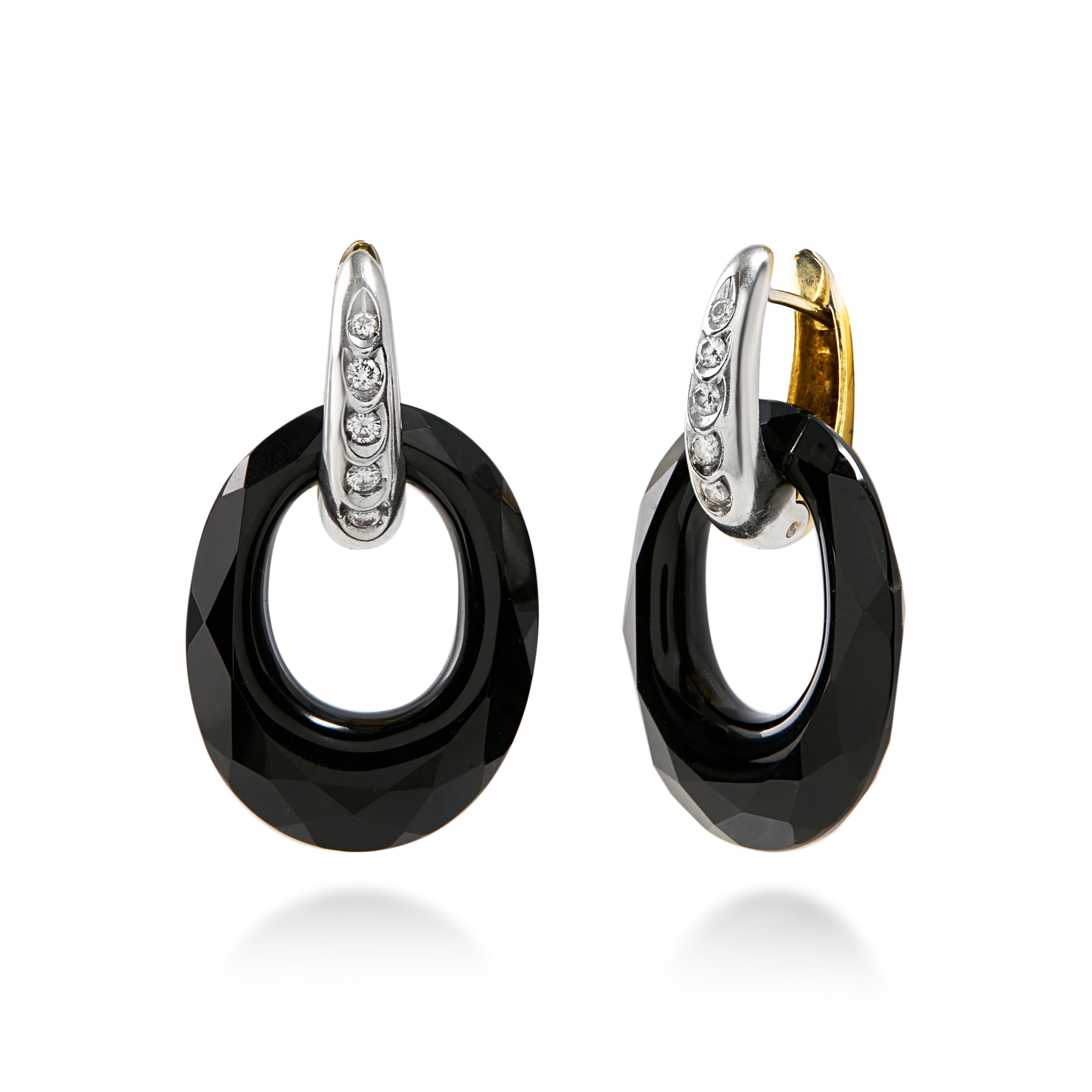 Diamond and onyx earrings | Valentine's Day Special: Jewels & Fashion ...