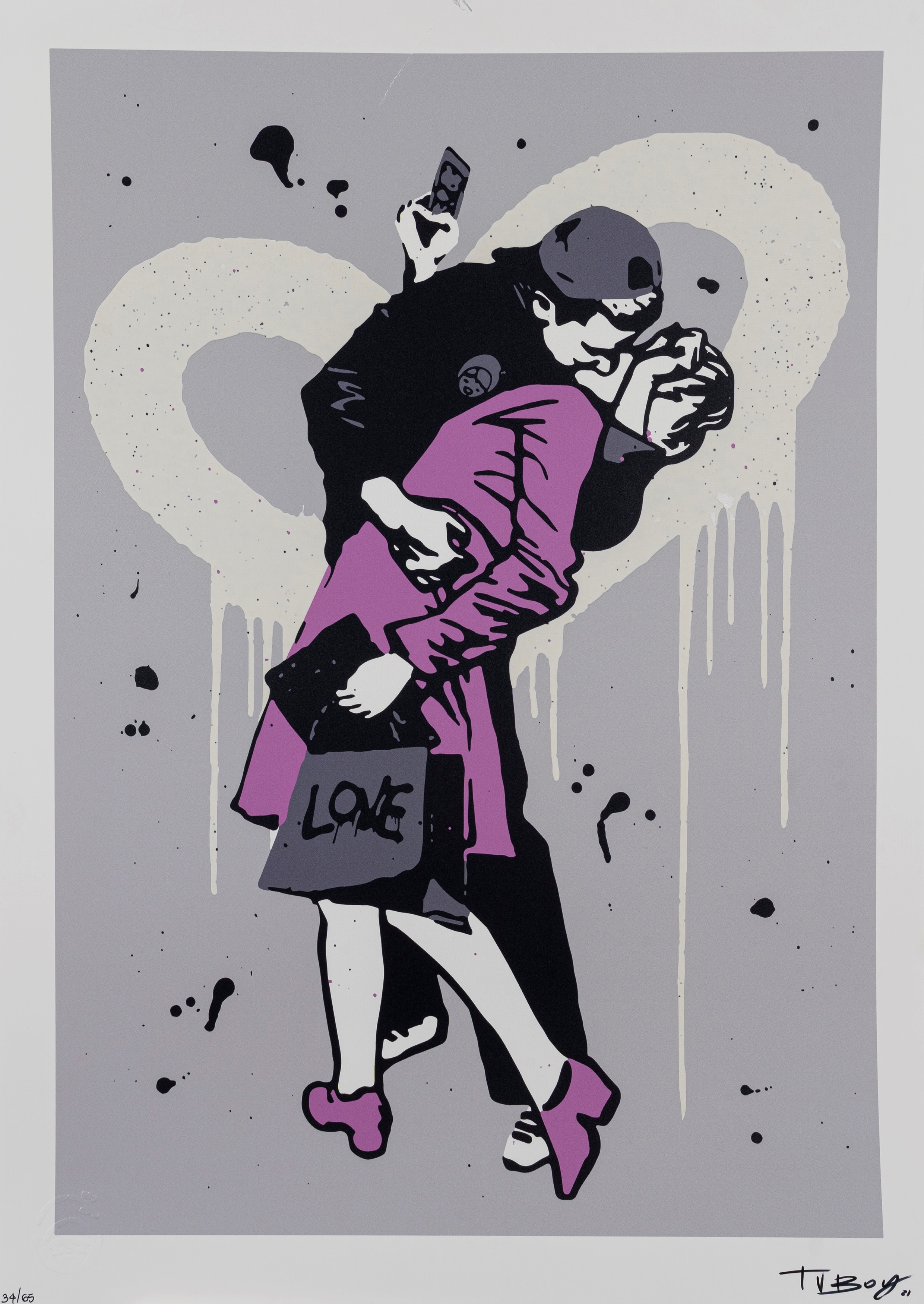 Tvboy - The Influencer Kiss 2021 | Prints & Multiples | Finarte, casa d ...