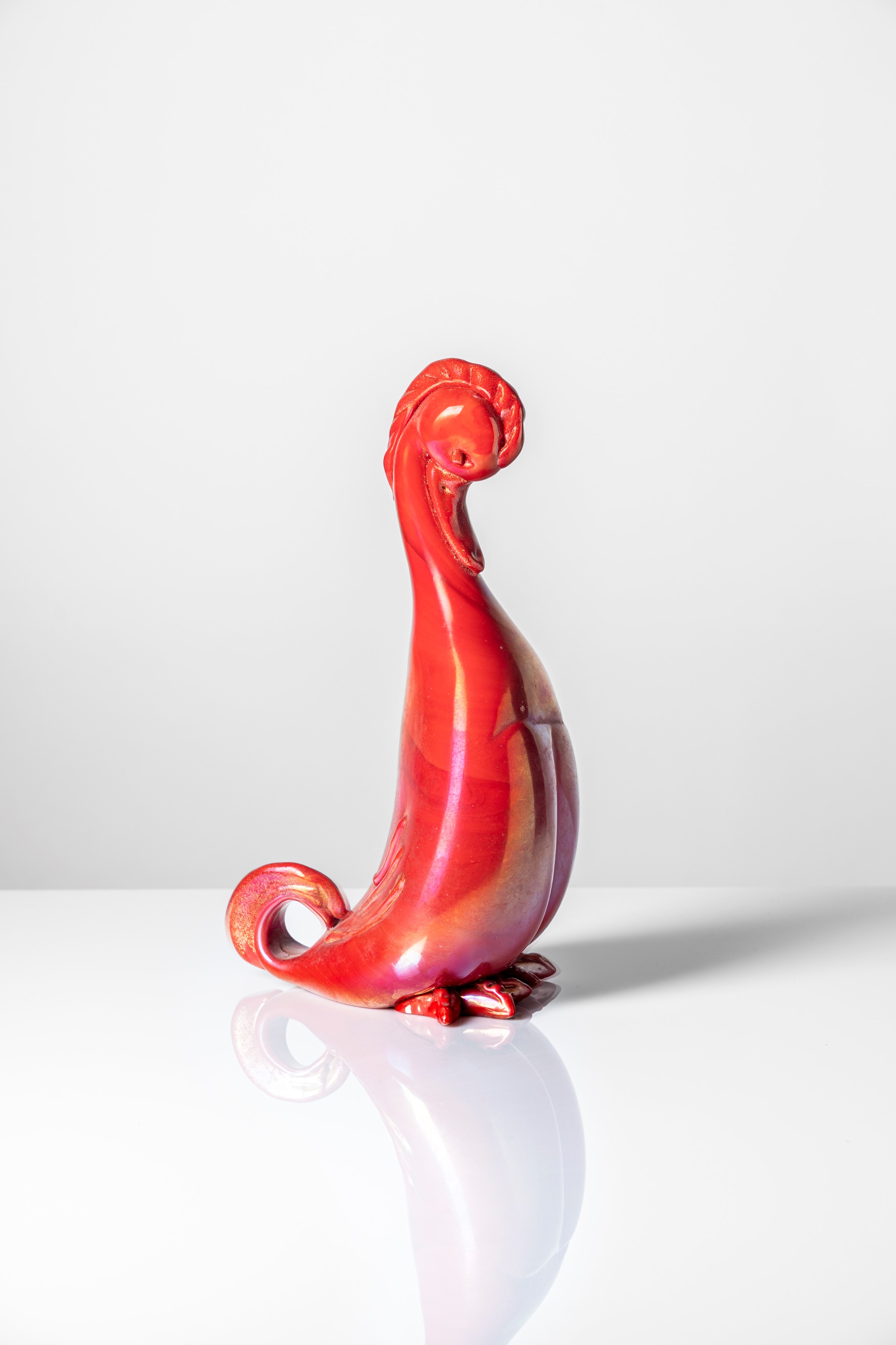 Napoleone Martinuzzi, Alfredo Barbini - Duck figure model no. 2480 1926 ...