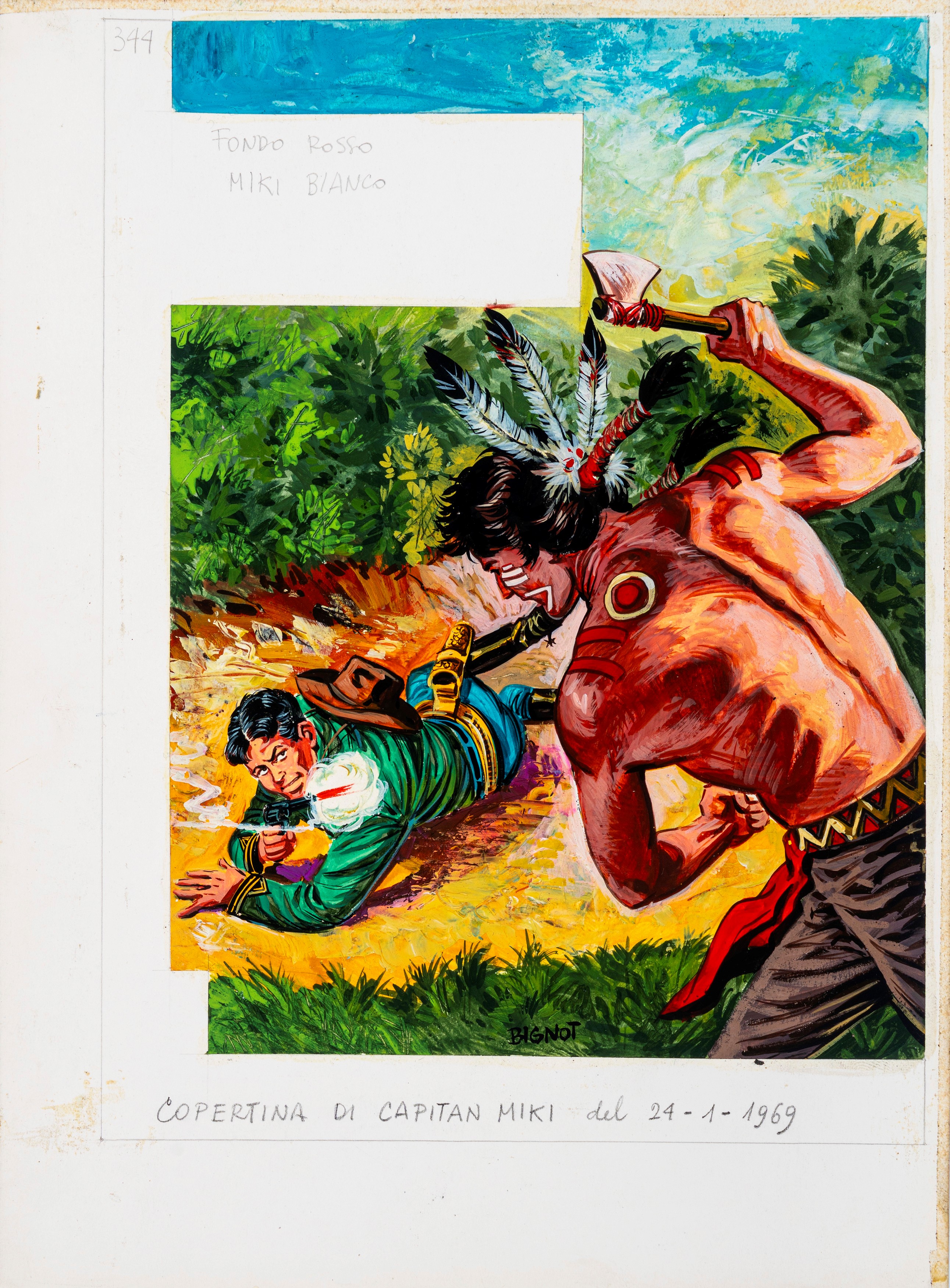 Franco Bignotti - Capitan Miki - Partita chiusa 1969 | Masters of Comic ...