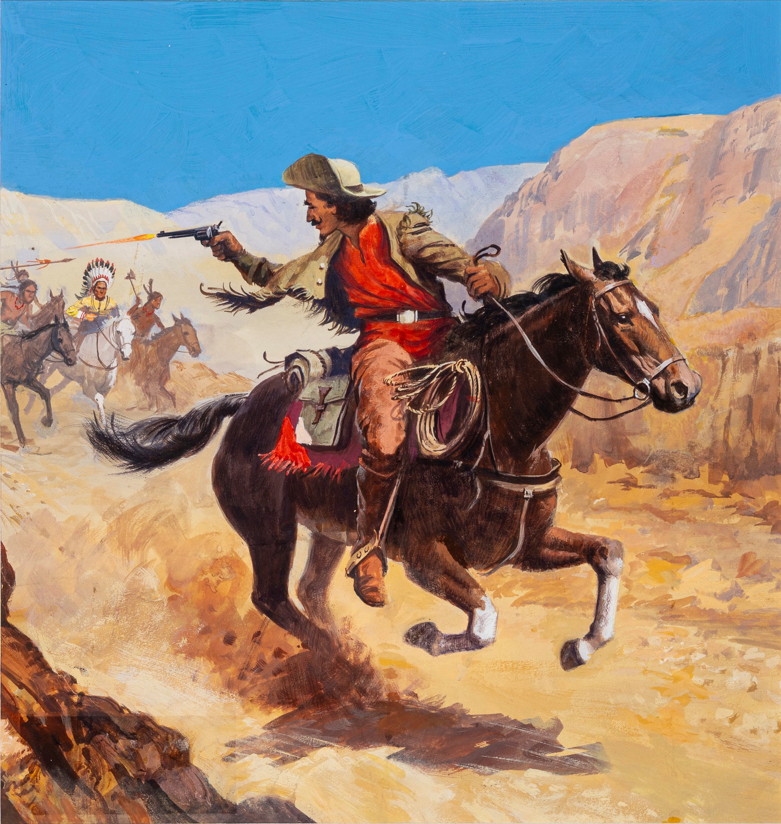 Barry Linklater - Treasure - Pony Express 1970 | Masters of Comic Art ...