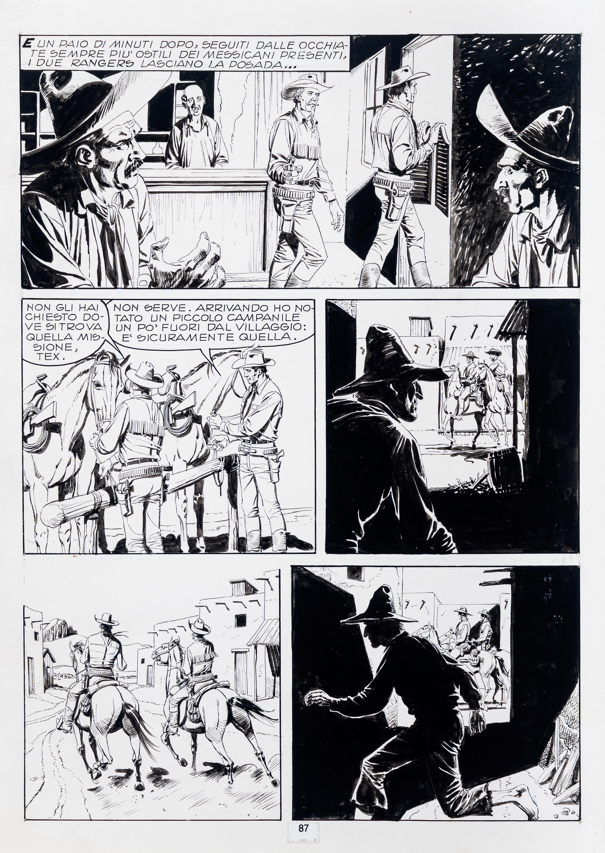 Claudio Villa - Tex 80s | Masters of Comic Art | Finarte, casa d'aste