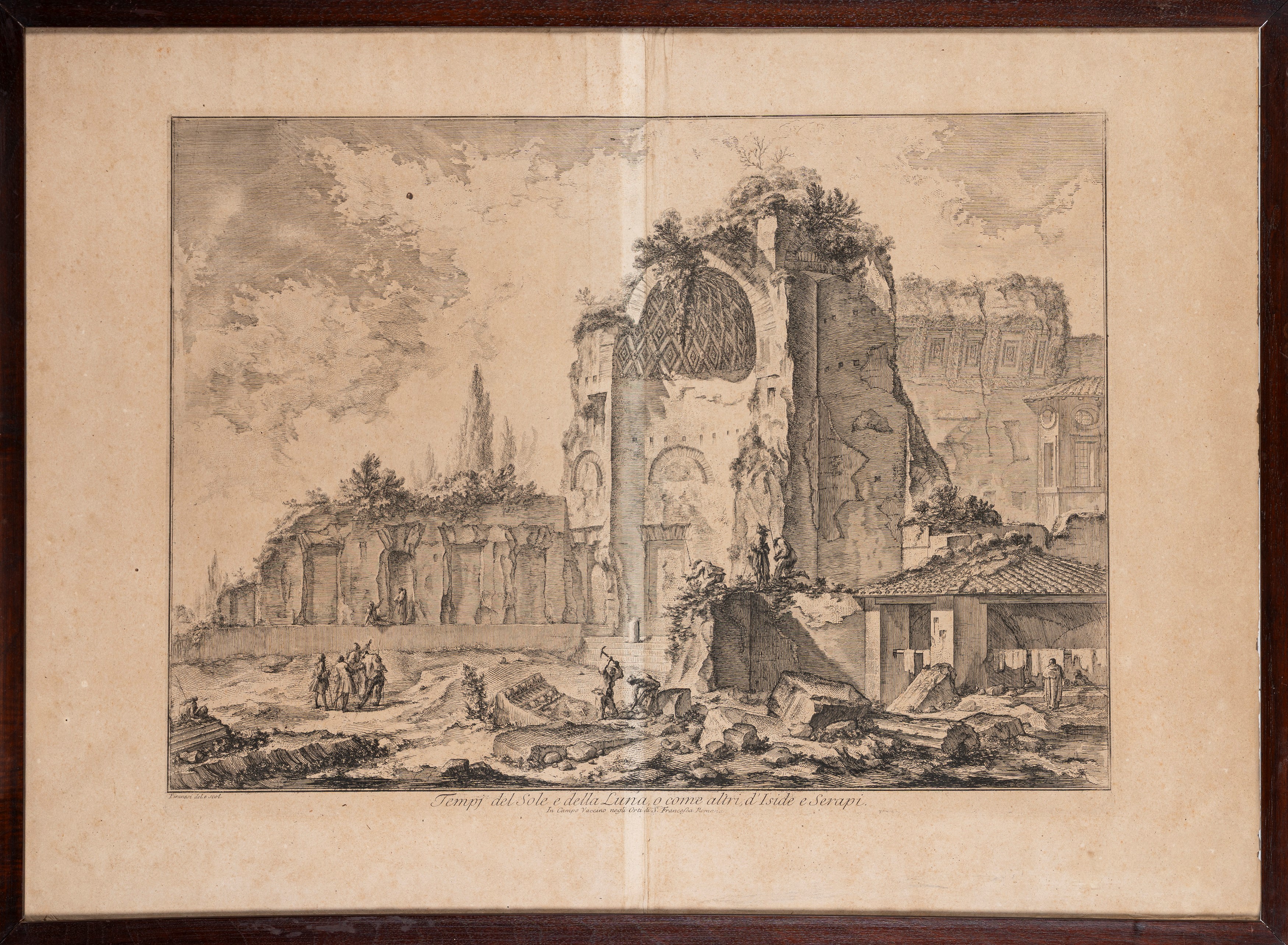 Piranesi, Giovanni Battista - Temples of the Sun and the Moon or ...
