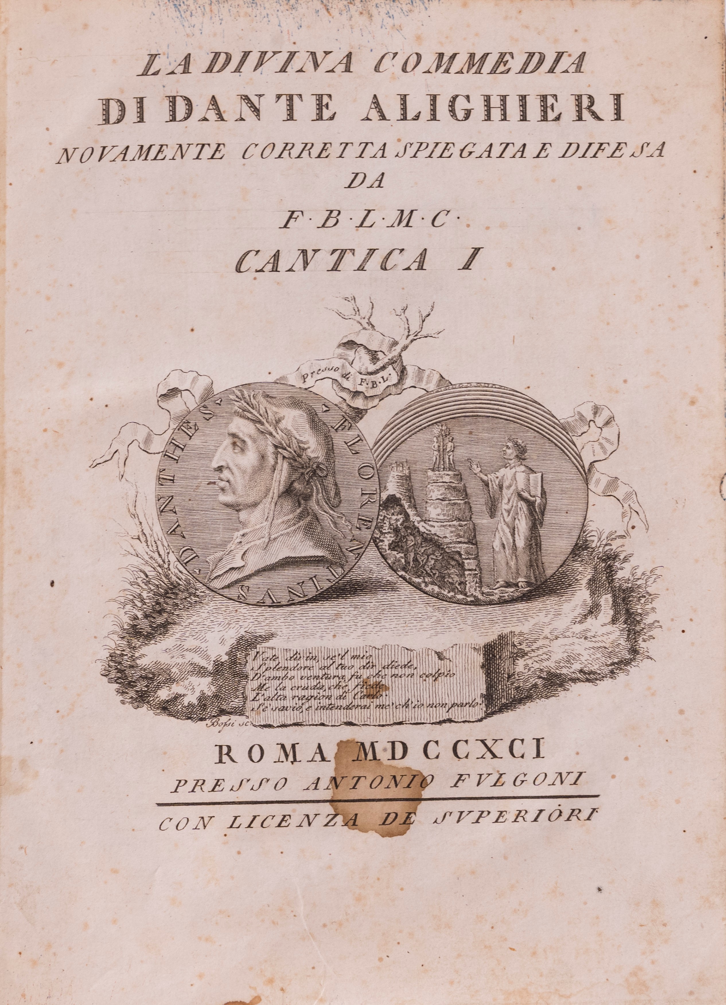Alighieri, Dante - La Divina Commedia di Dante Alighieri novamente ...