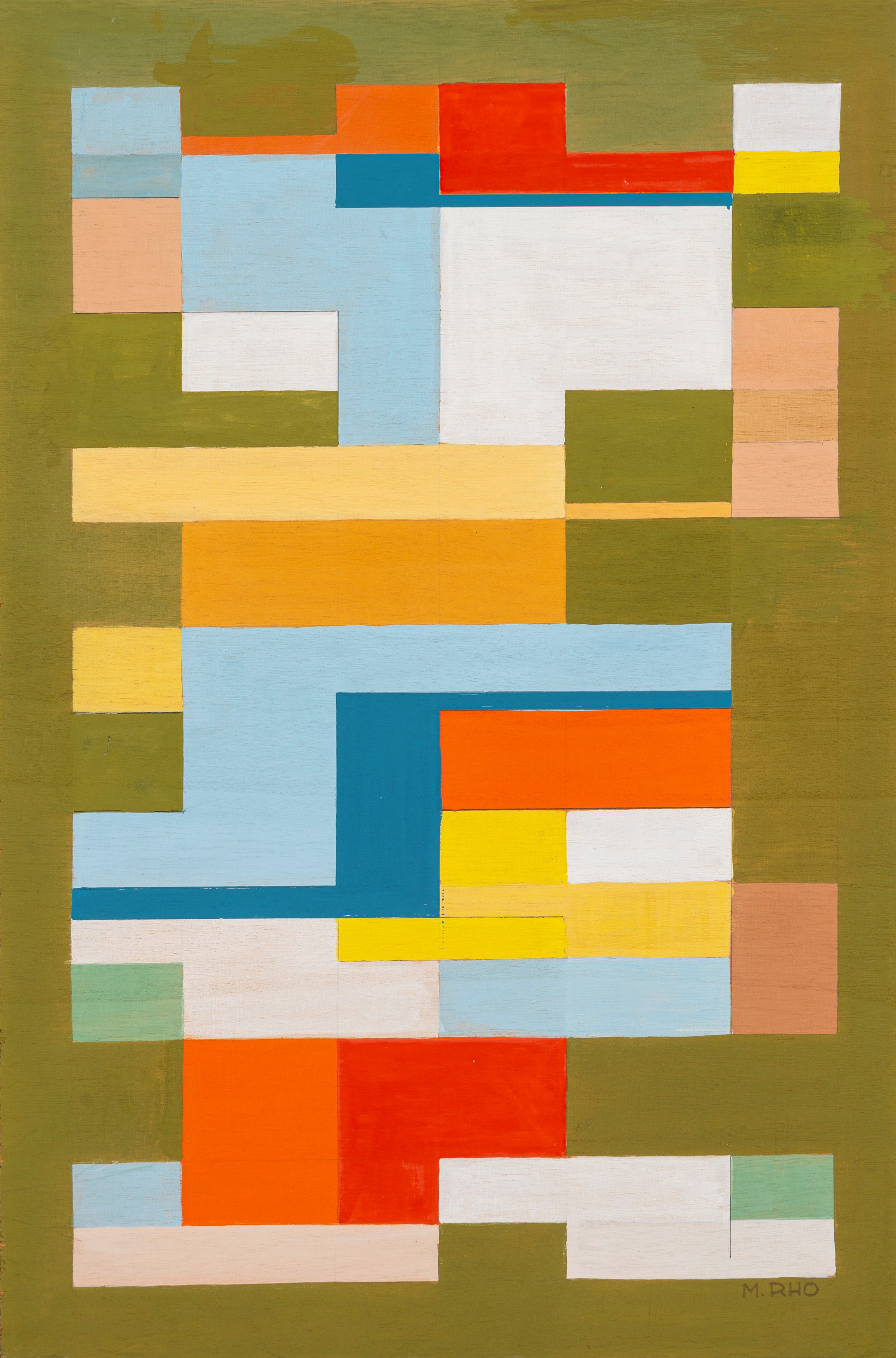 Manlio Rho - Composizione 1953 | Modern & Contemporary Art | Finarte ...